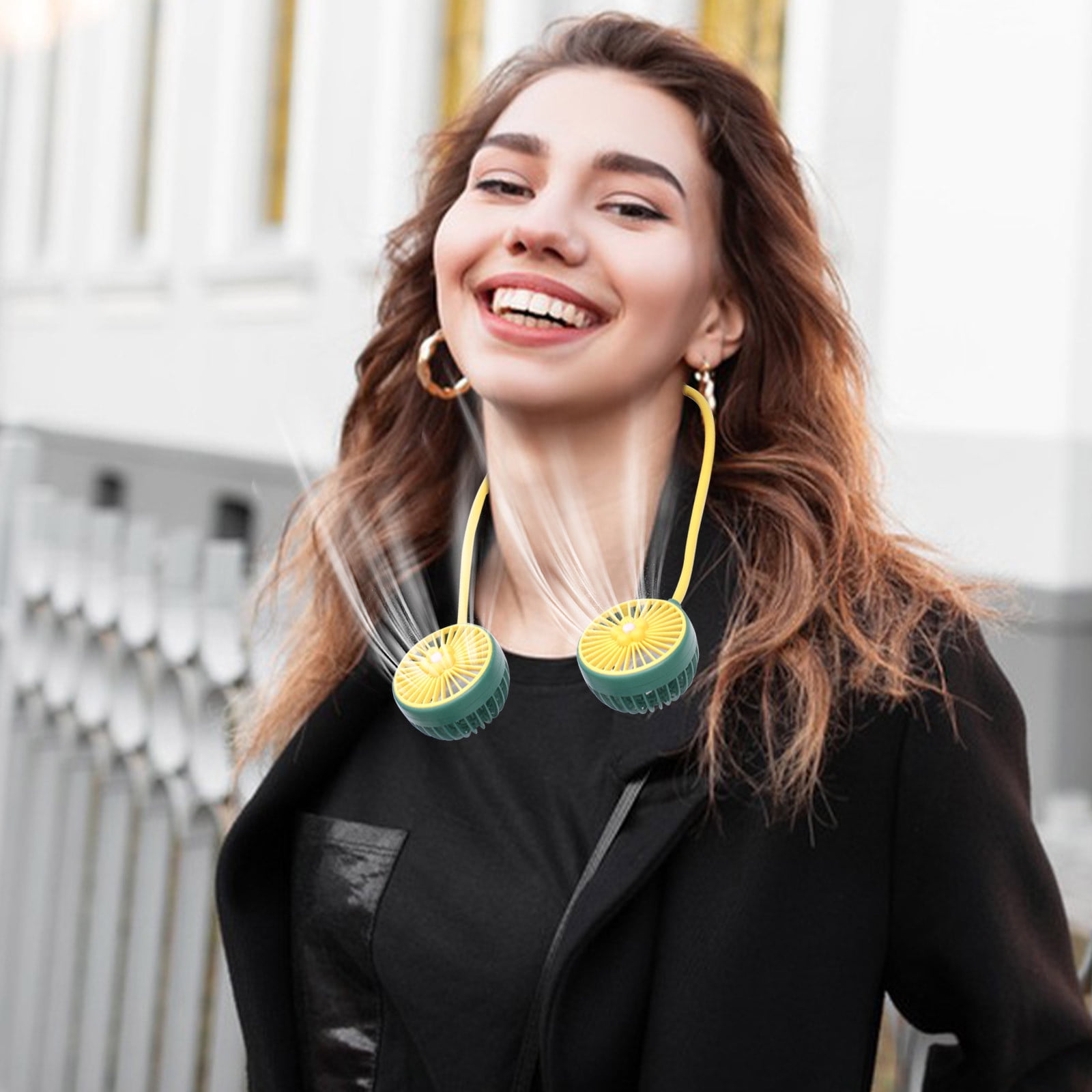 YiBai Hanging Fan Cute Outdoor Portable Small Fan Big Wind Power Silent ...