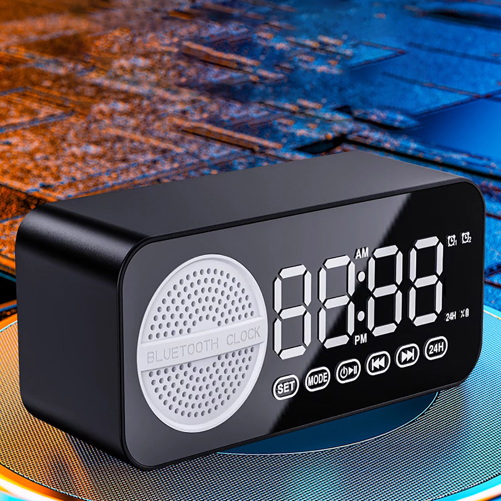 YiBai Intelligent Bluetooth Sound, Alarm Clock, Speaker, Clock ...