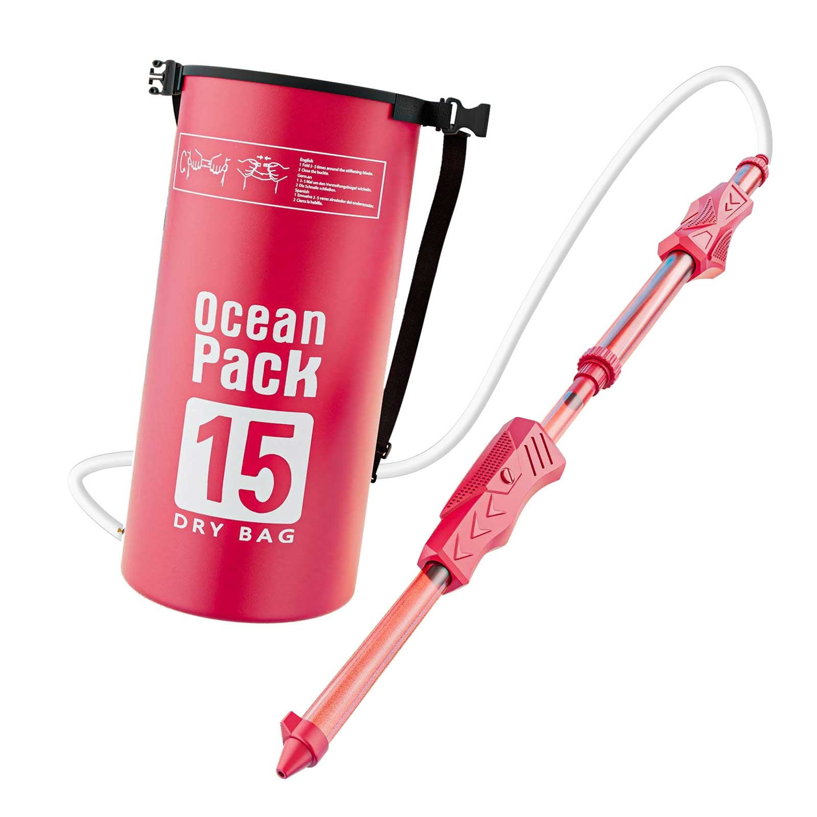 YiBai Large Pull-out Backpack Water High Capacity High Pressure Water ...