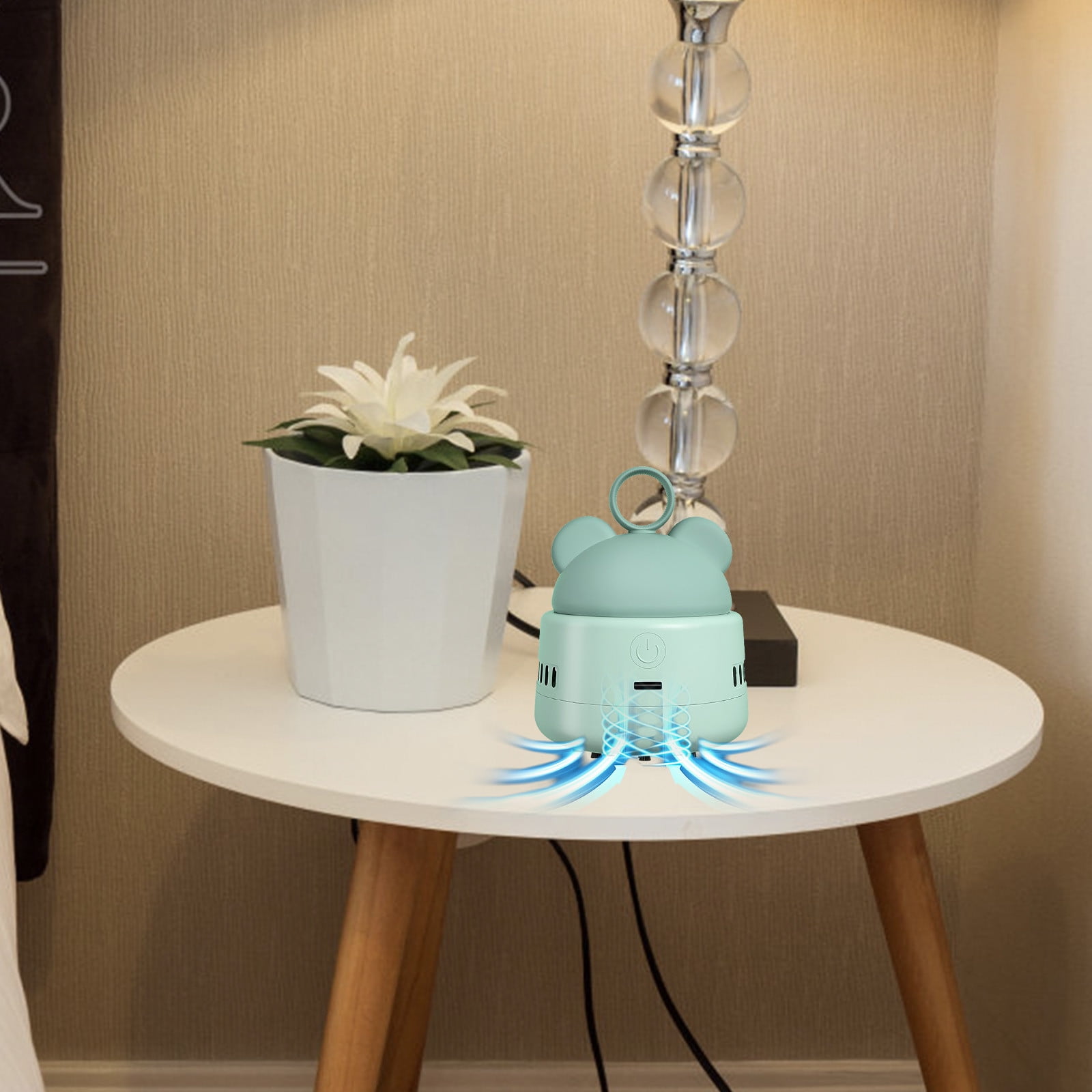 YiBai Mini Desktop Vacuum Cleaner Cute Table Sweeper Vacuum,for Men Dad ...