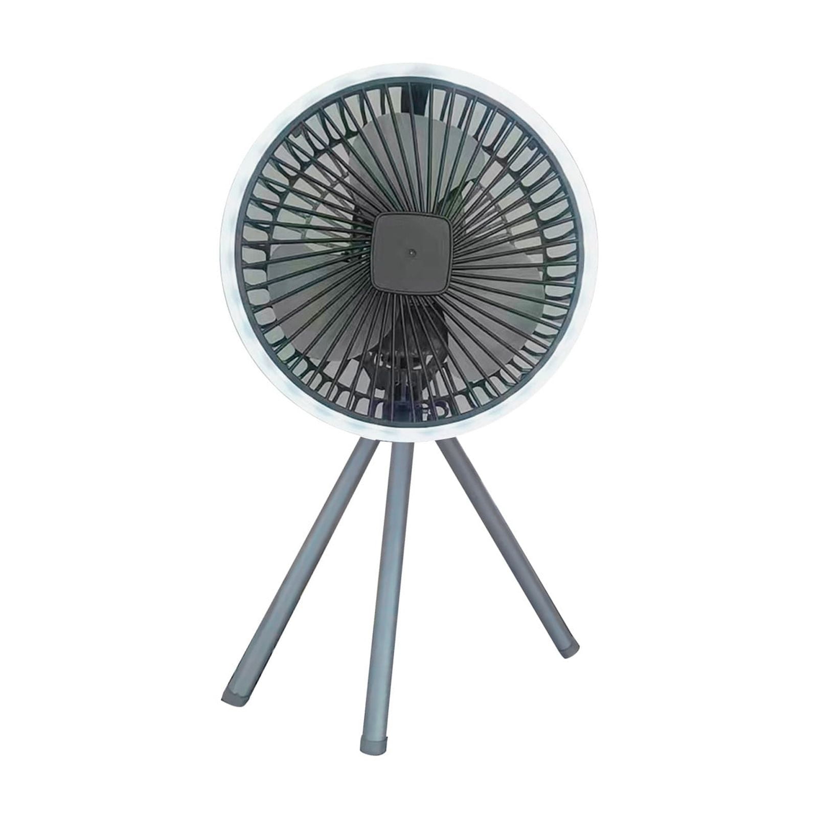 YiBai Outdoor Camping Fan With Lamp And Bracket Desktop Wall Mounted ...