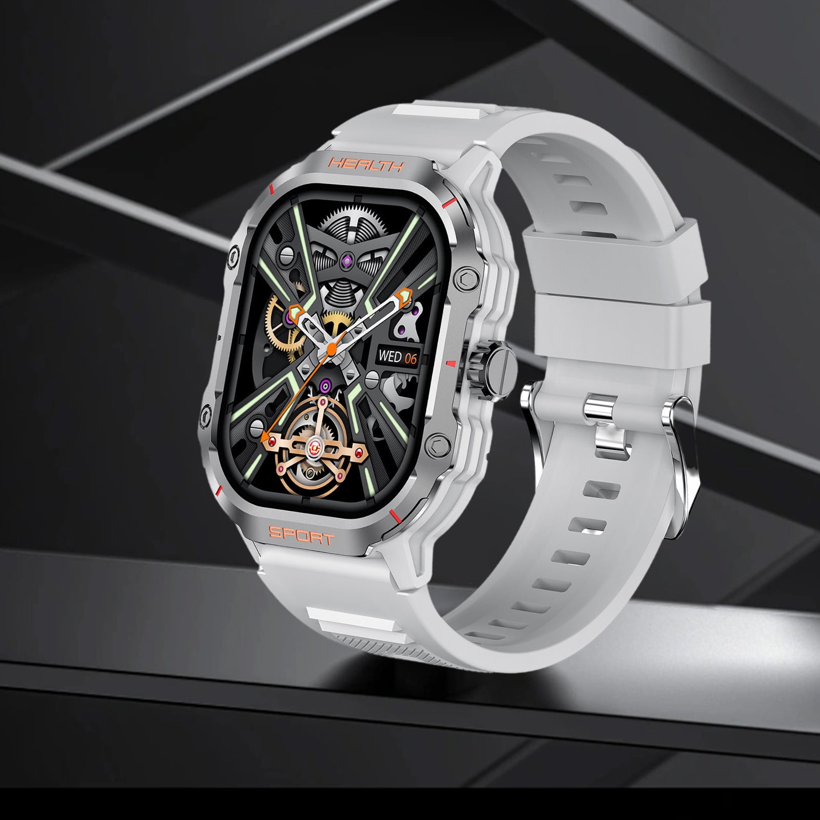 YiBai Smart Sports Watch HD Smart Bracelet Advanced Bluetooth Calling And Extra Long Battery ...