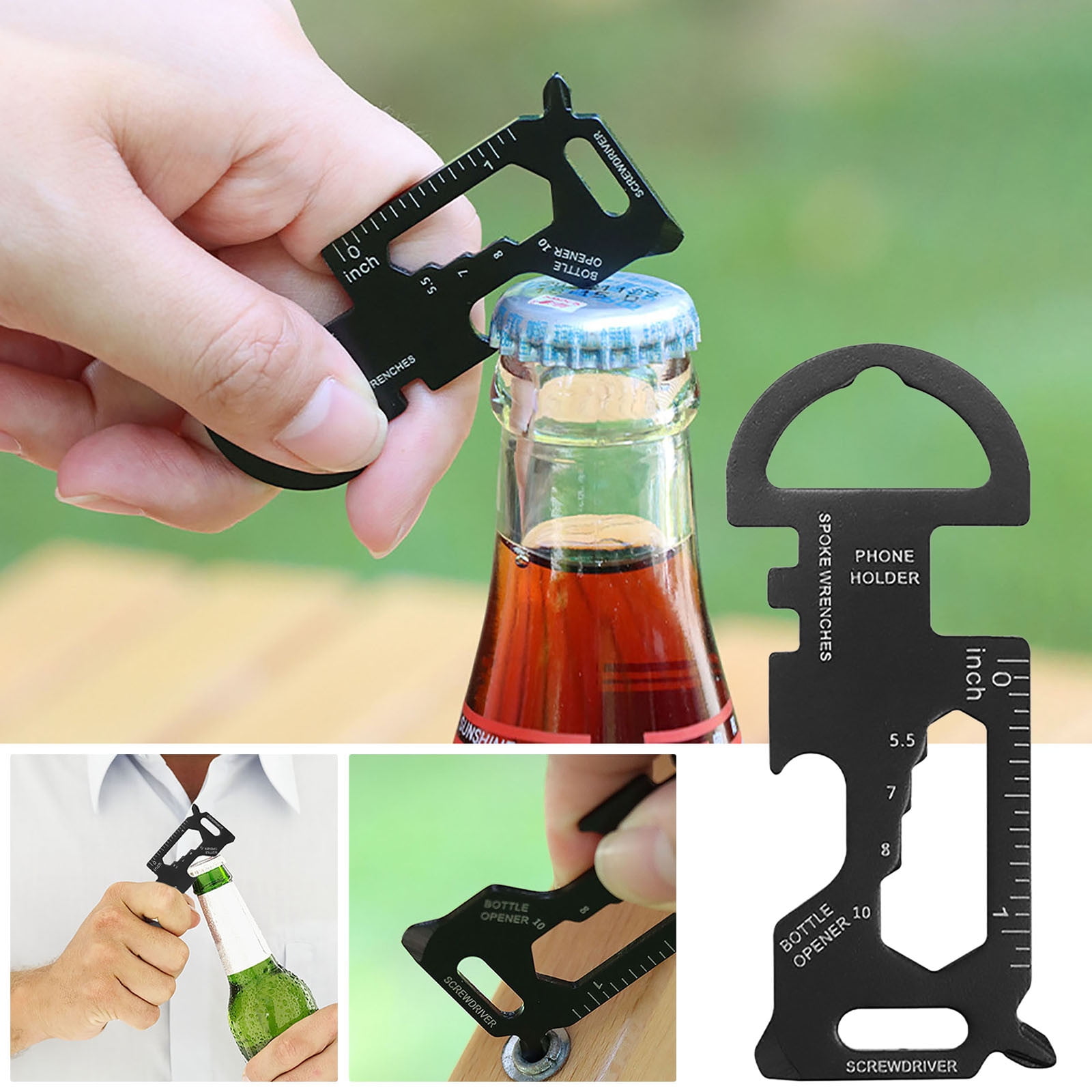 YiBai Stainless Steel Key Chain Stainless Steel Multi-function Tool ...
