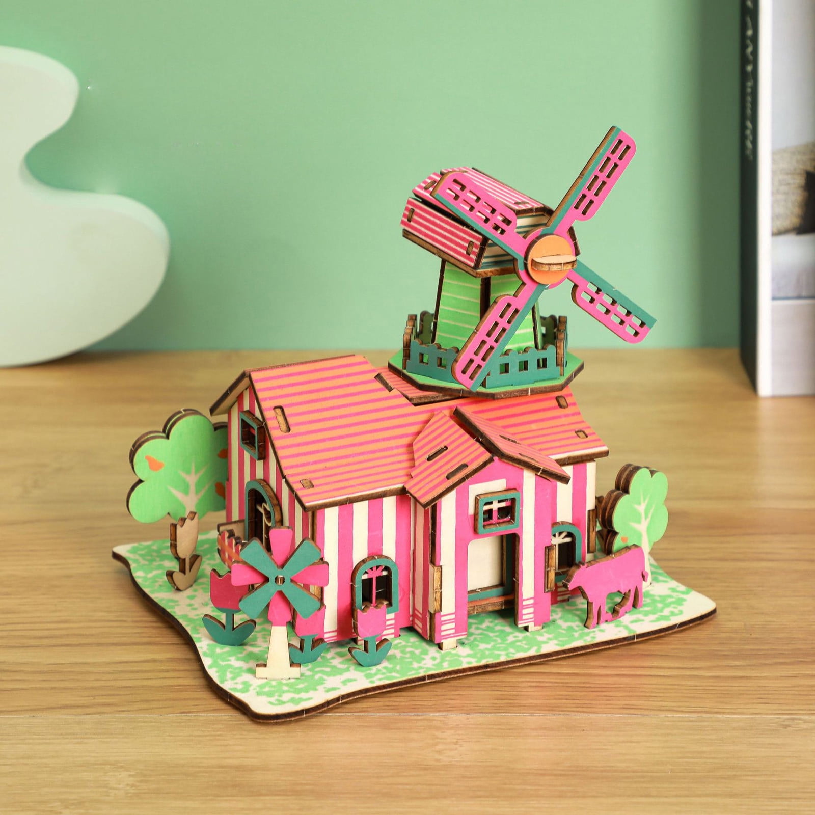 YiBai Three Dimensional Puzzle, Three Plywood, Manual Assembly Model ...