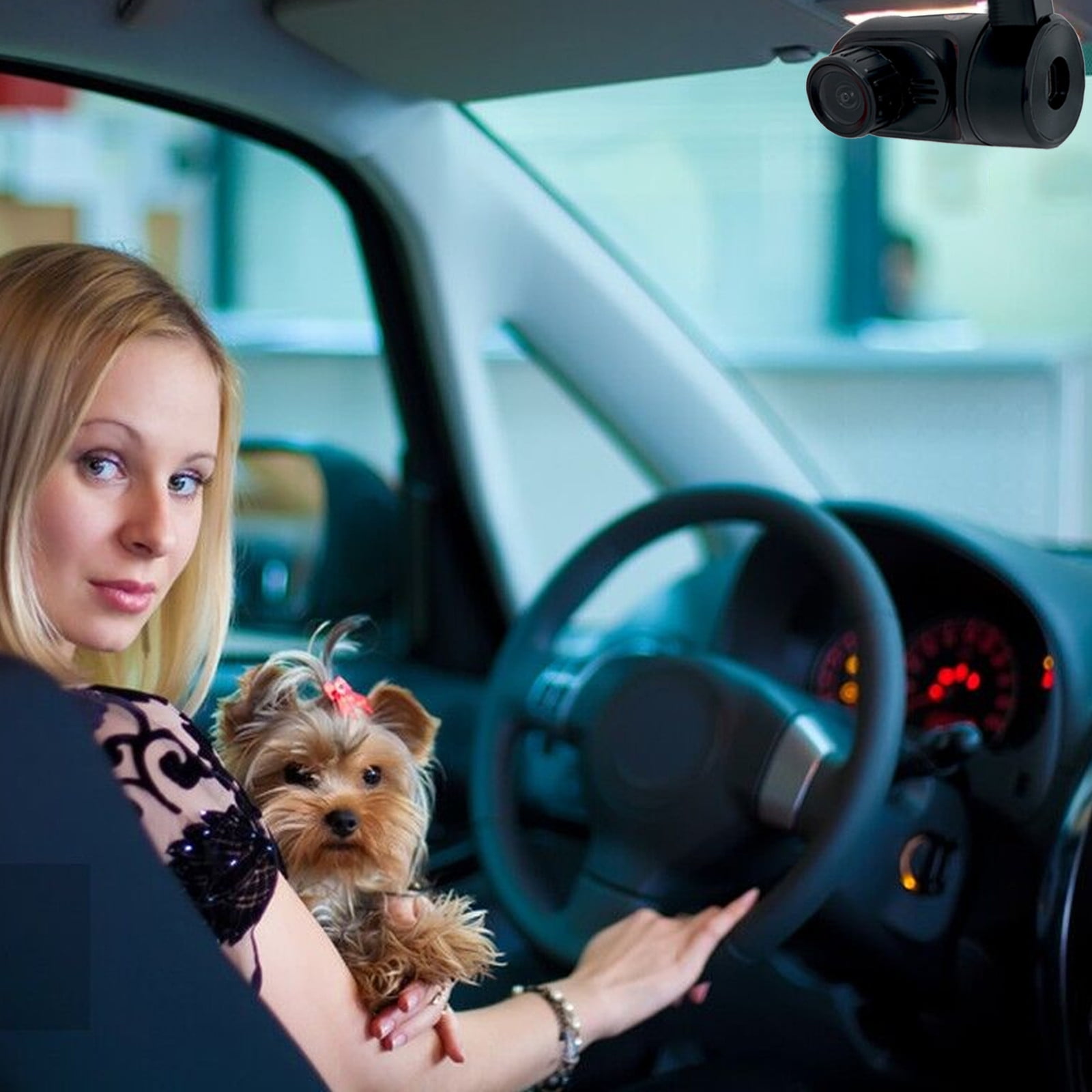 YiBai USB Android Dash Cam Front Rear Camera Full HD Car Dashboard ...