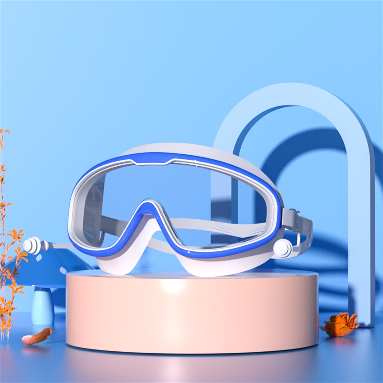 YiBai Wide View Kids Goggles, Kids Swim Goggles, Anti Shattered Lens ...