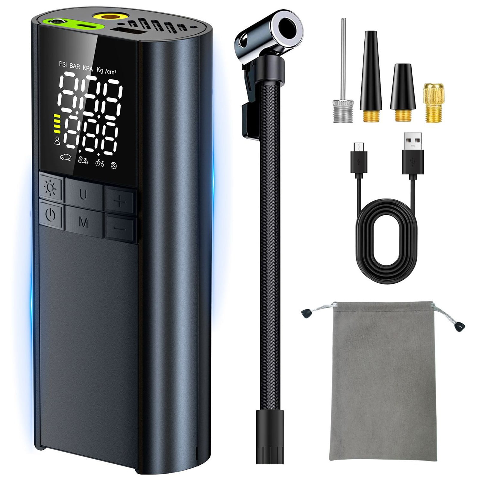 YiBai Wireless Digital Display Models Car Wireless Inflatable Pump ...