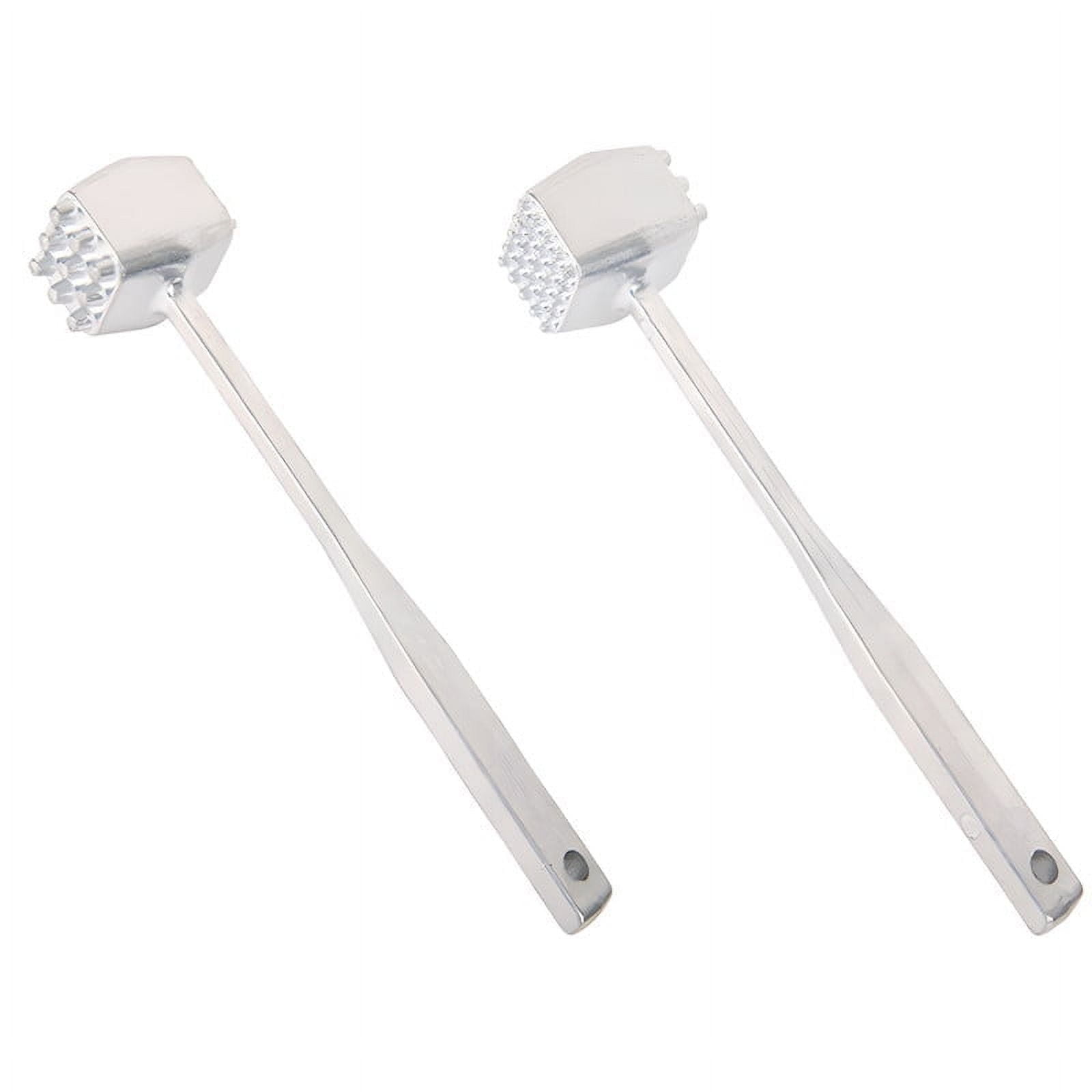 YiFrZour 2 Pcs Meat Tenderizer Mallets Stainless Steel DoubleSided Meat ...