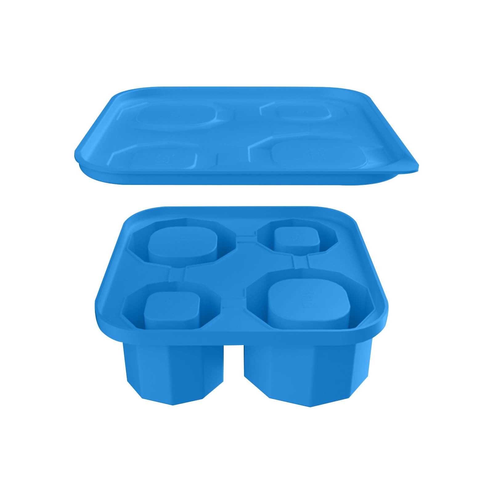 YiFudd Creatives Silicones Ice Grids Cylindrical High-capacity Homemade ...