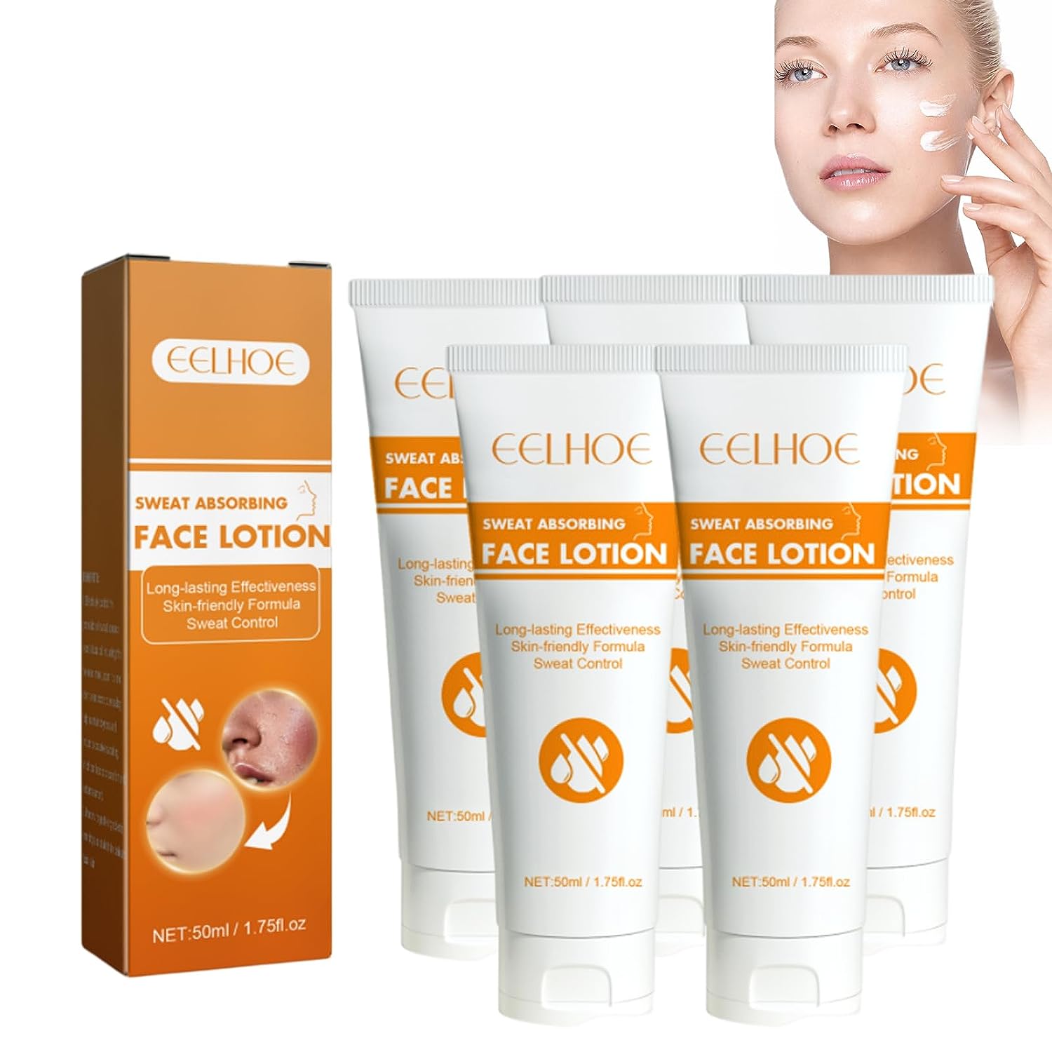 YiFudd Face Antiperspirant, Anti Sweat for Face, Forehead and Scalp and ...