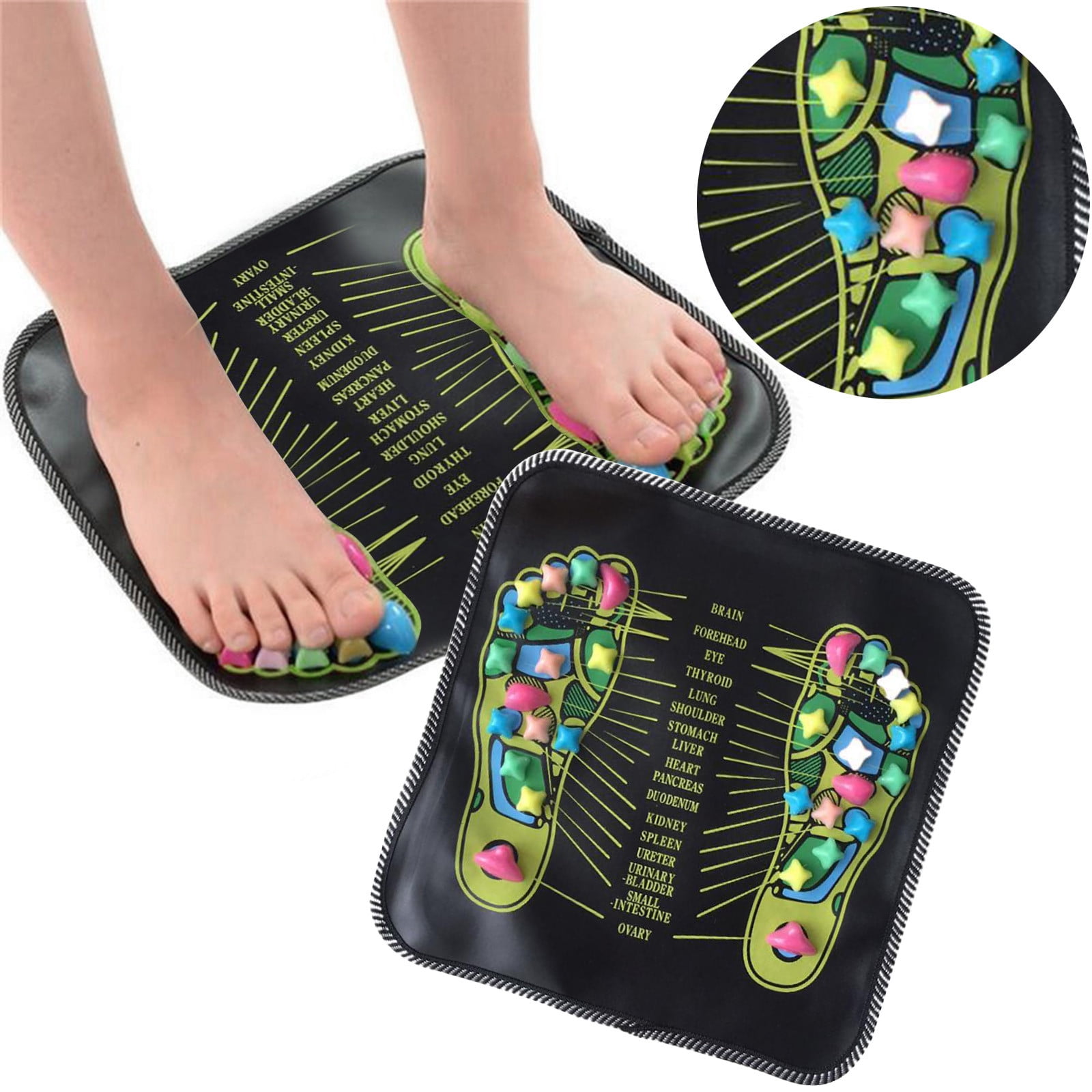 YiFudd Foot Massage Mat - Acupressure Foot Massage Mats, Reflexology ...