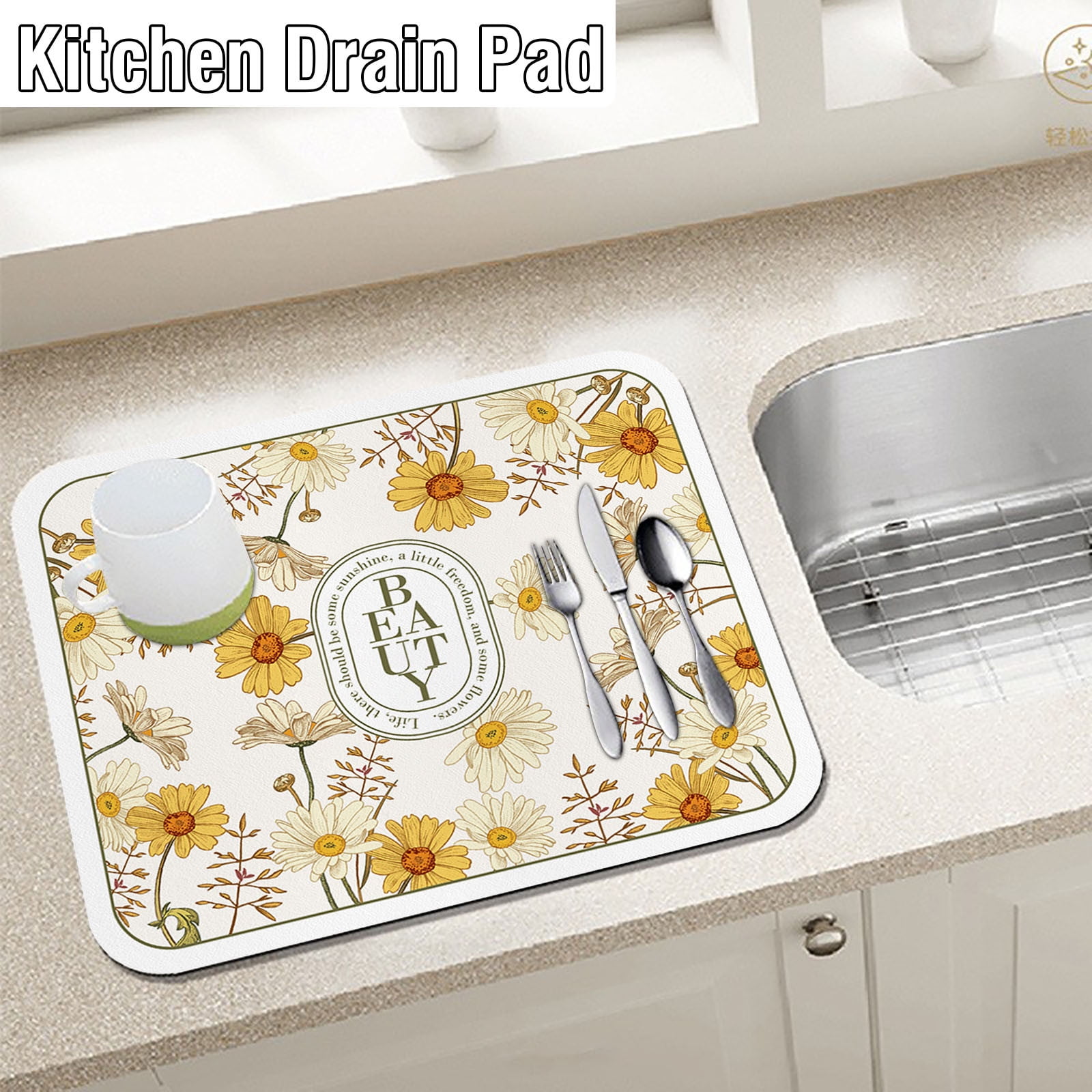YiFudd Kitchen Countertop Technology Cloth Pad Coffee Table Tabletop ...