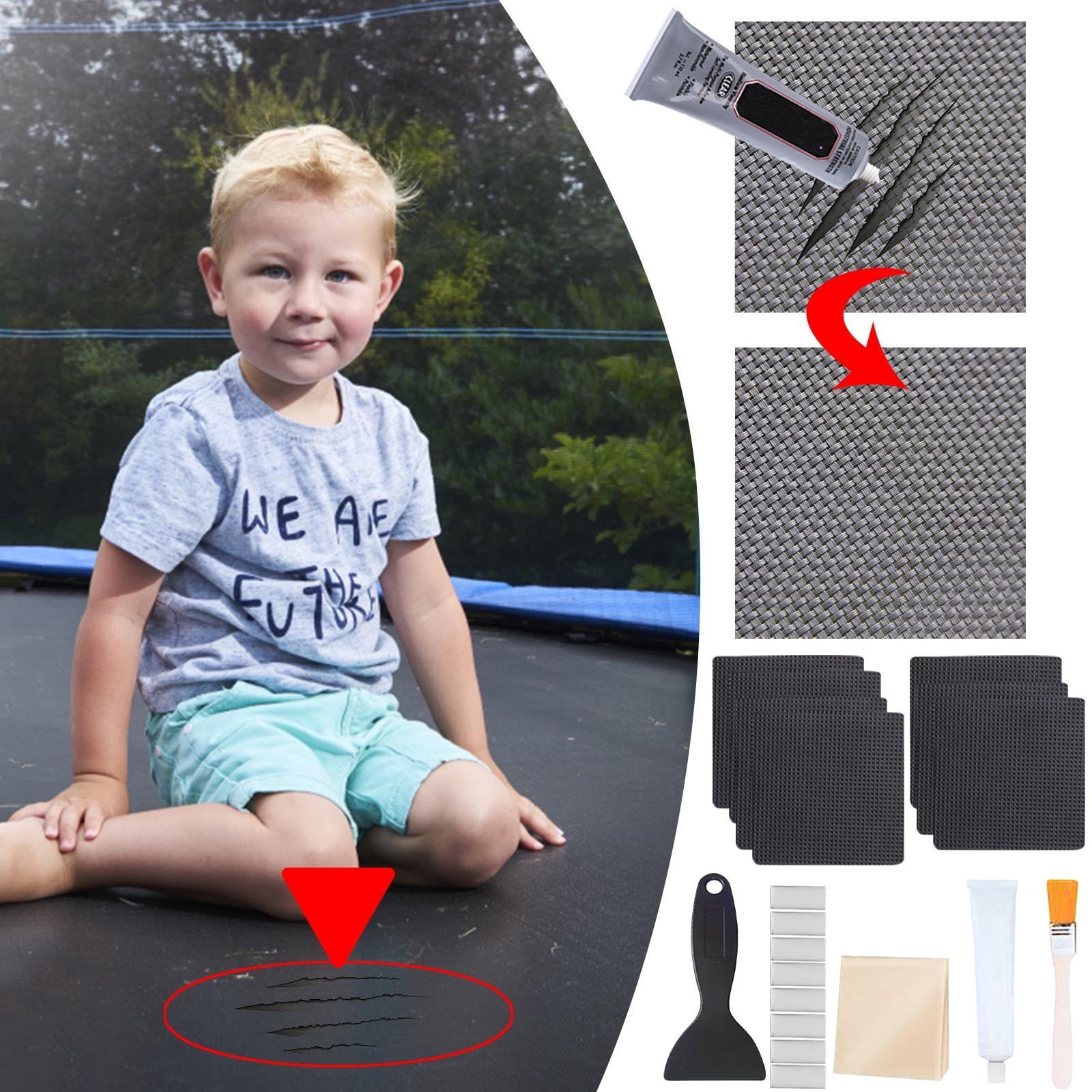 YiFudd Repair Trampoline Mattress Inflatable Swimming Pool And Bed ...