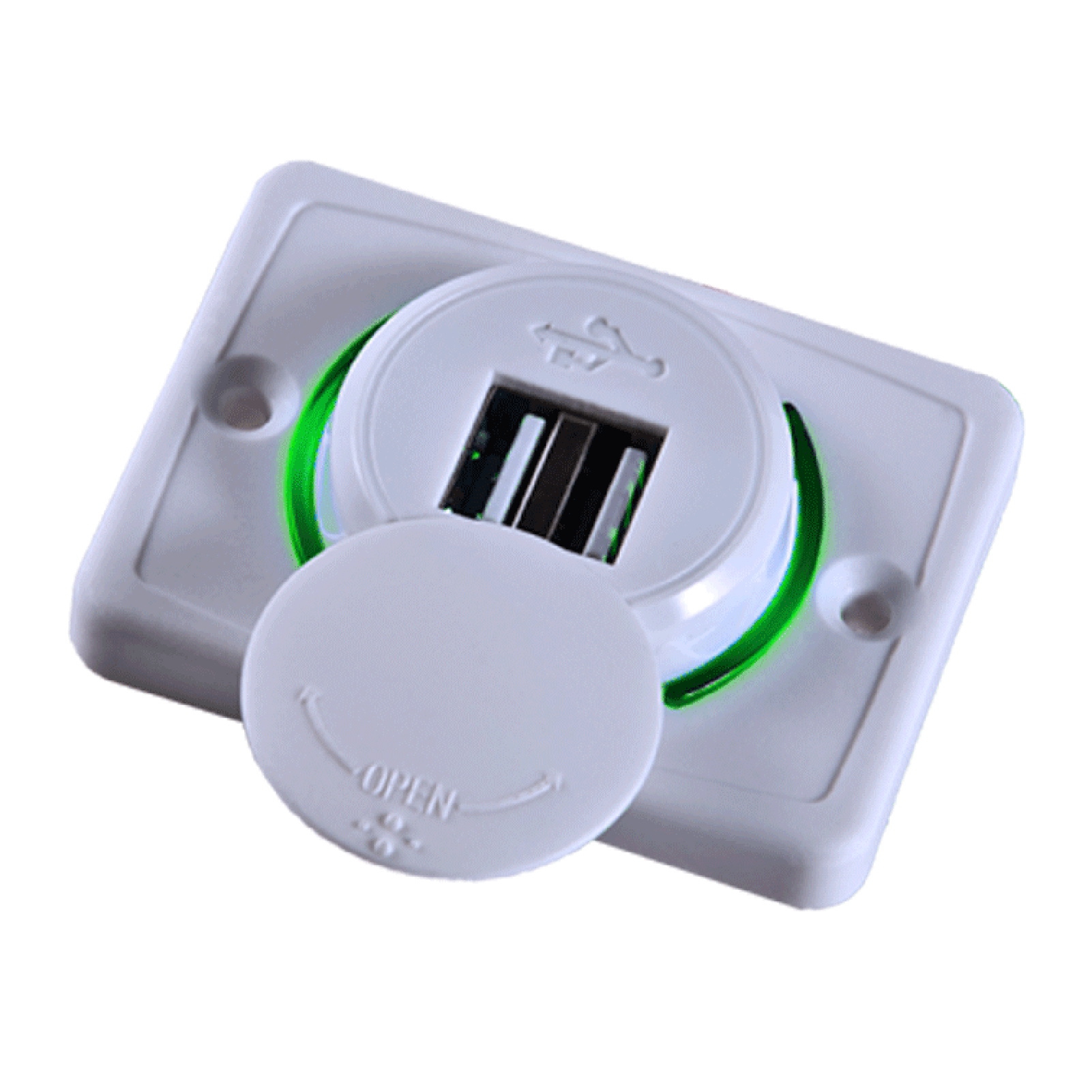 YiJin Dual USB Car Charger Socket 3.1A Power Outlet Dual Port Quick Car ...