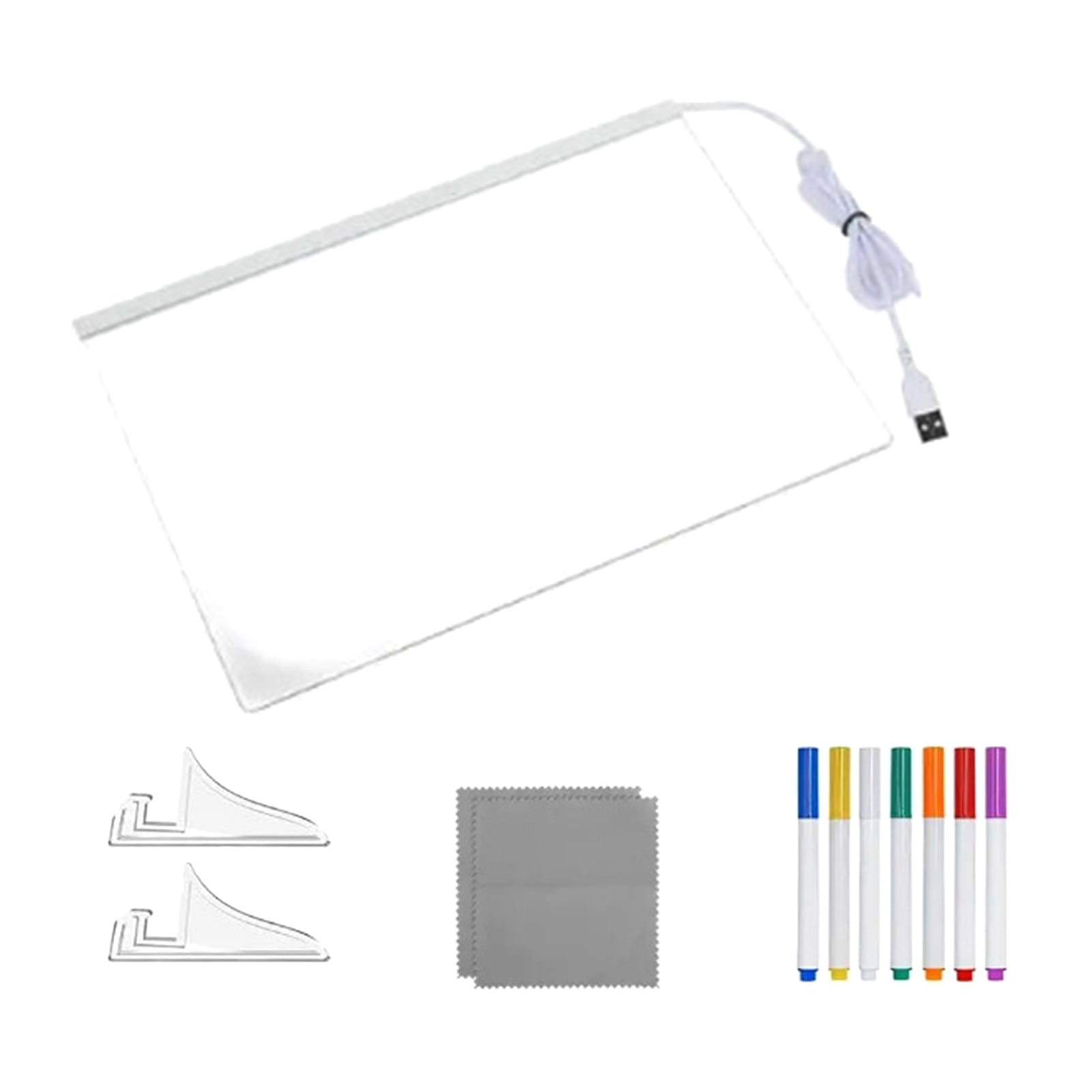YiJin LED Light Writing Board | Wall Mount or Desk Stand - Glow Drawing ...