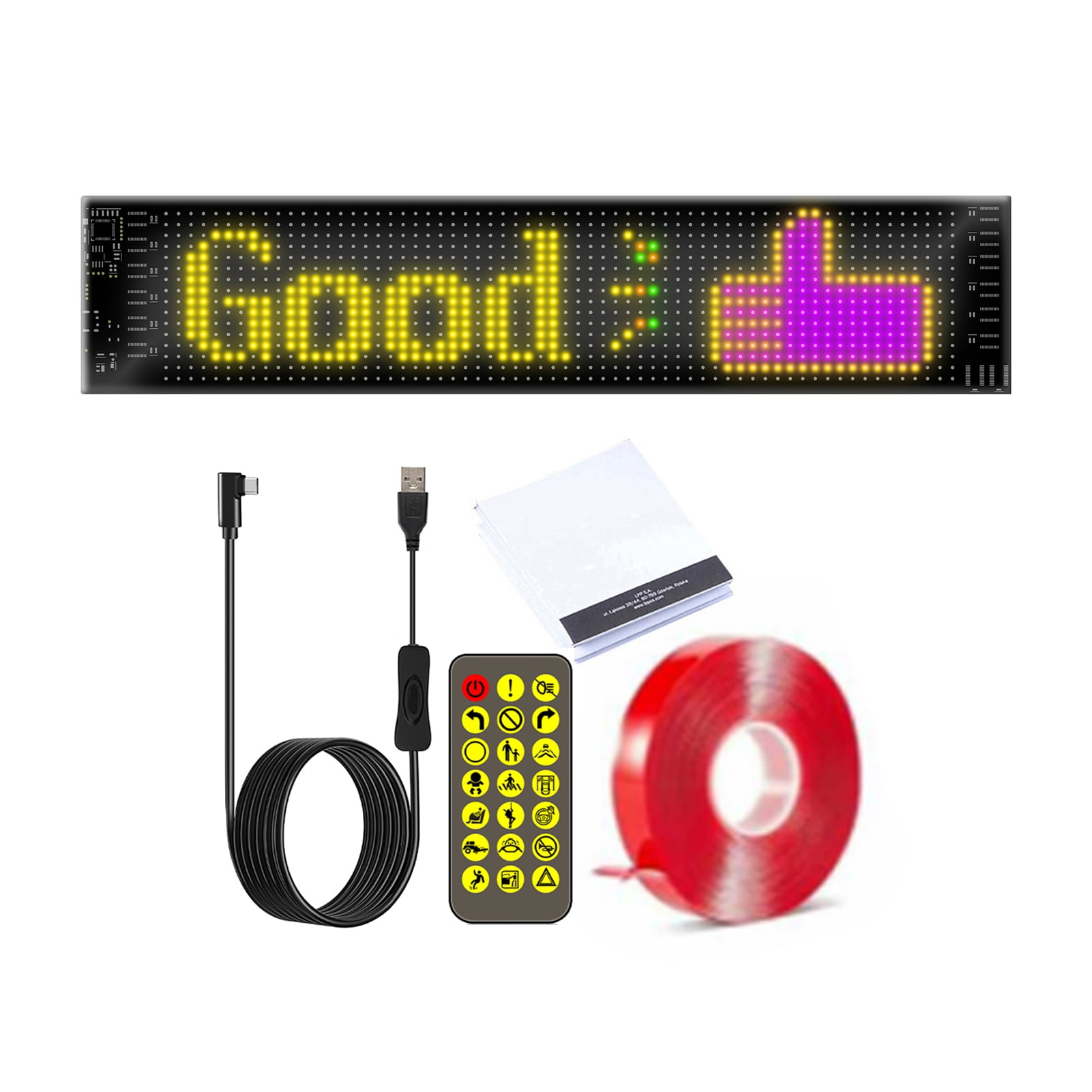 YiJin Scrolling LED Display Programmable Flexible for Matrix Panel ...