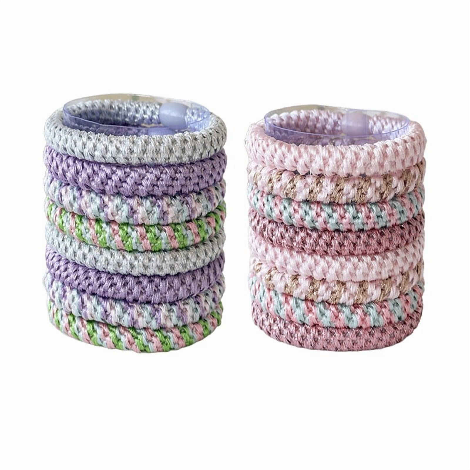 YiJuHui 1pcs Hair Ties for Thick Hair, Grab & Go Ponytail Holders ...