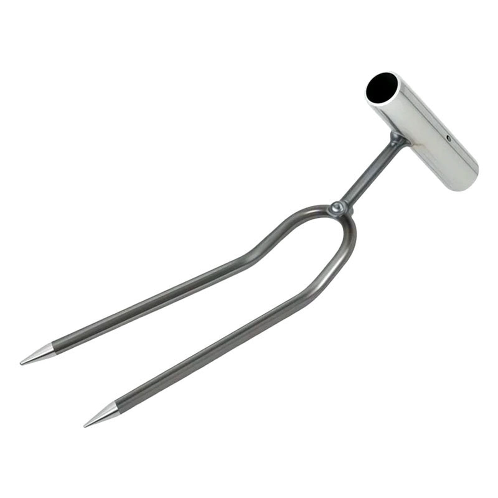 YiJuHui 1pcs Handheld Garden Tiller Fork - 2 Prong Weeding ...