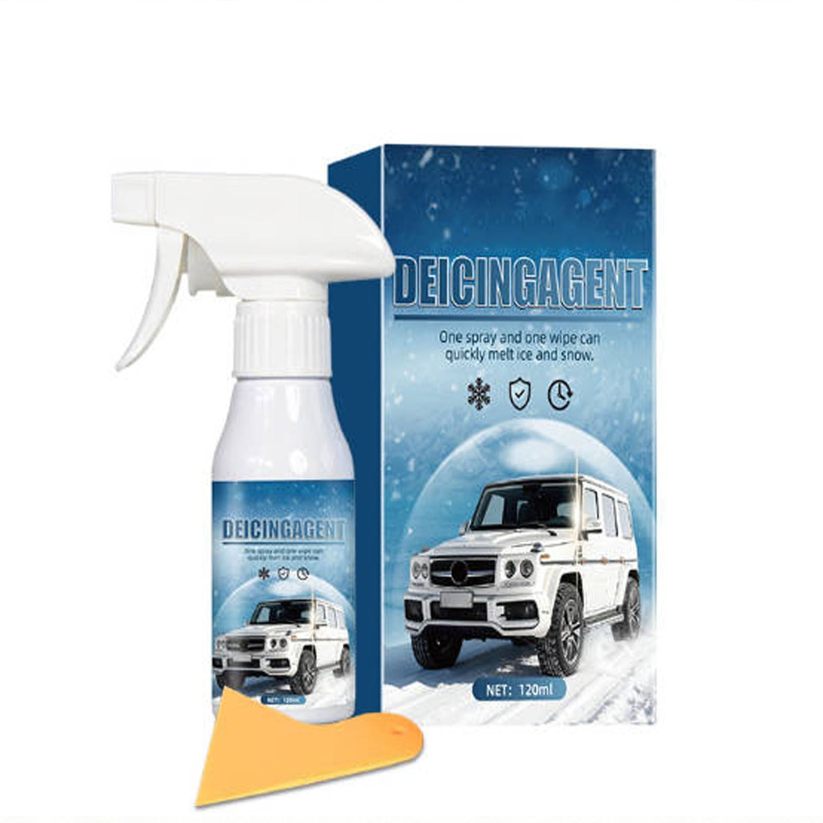 YiJuHui 2pcs Fast-Acting Snow Melting Deicer - Prevents Ice Buildup ...