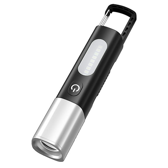 YiJuHui 2pcs Rechargeable Flashlight with Side Light, High Lumens ...