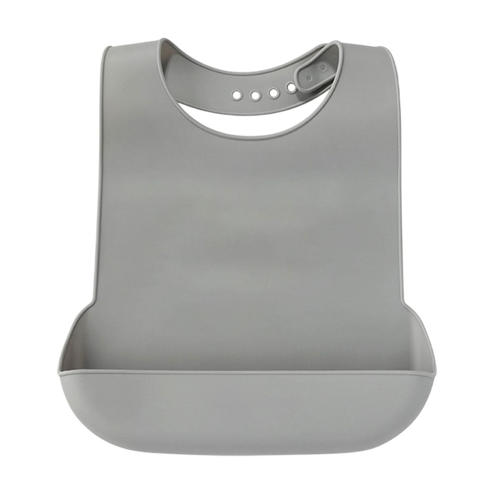 YiJuHui 2pcs Reusable Silicone Adult Bib with Adjustable Closure for ...