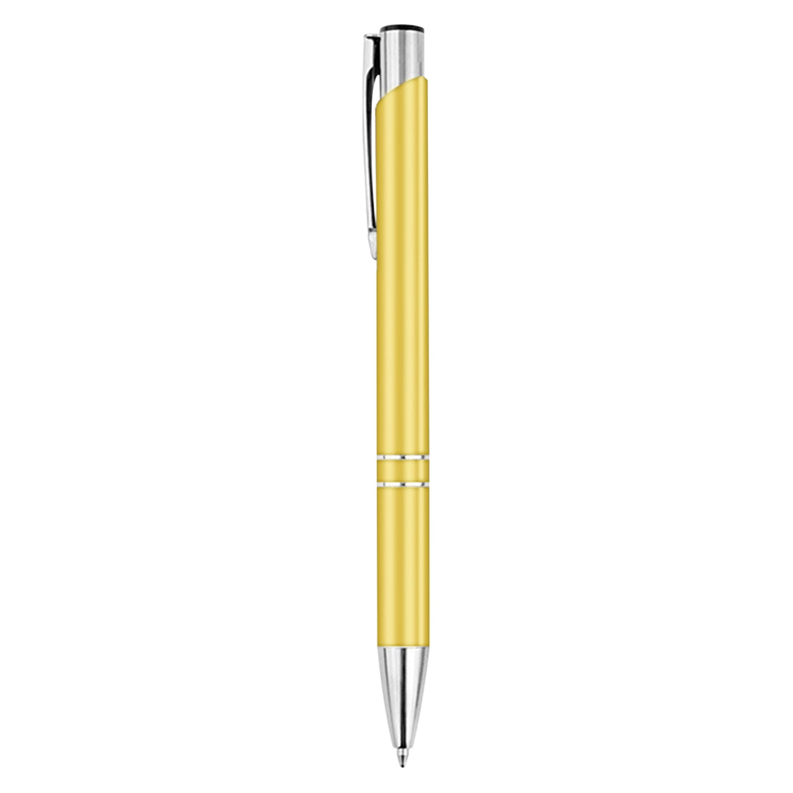 YiJuHui 2pcs Telescopic Ballpoint Pen Portable Metal Office Writing ...