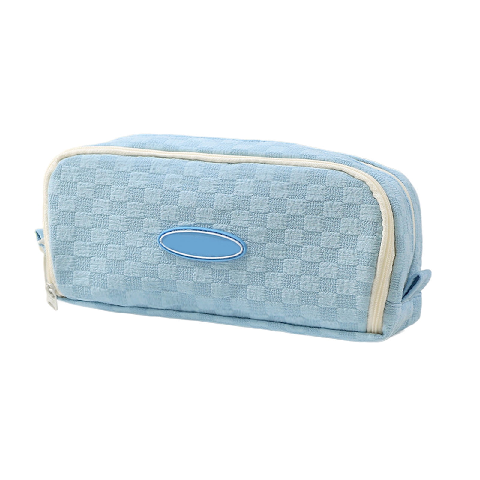 YiJuHui 4pcs Pencil Case Checkered Big Capacity Multiple Compartments ...