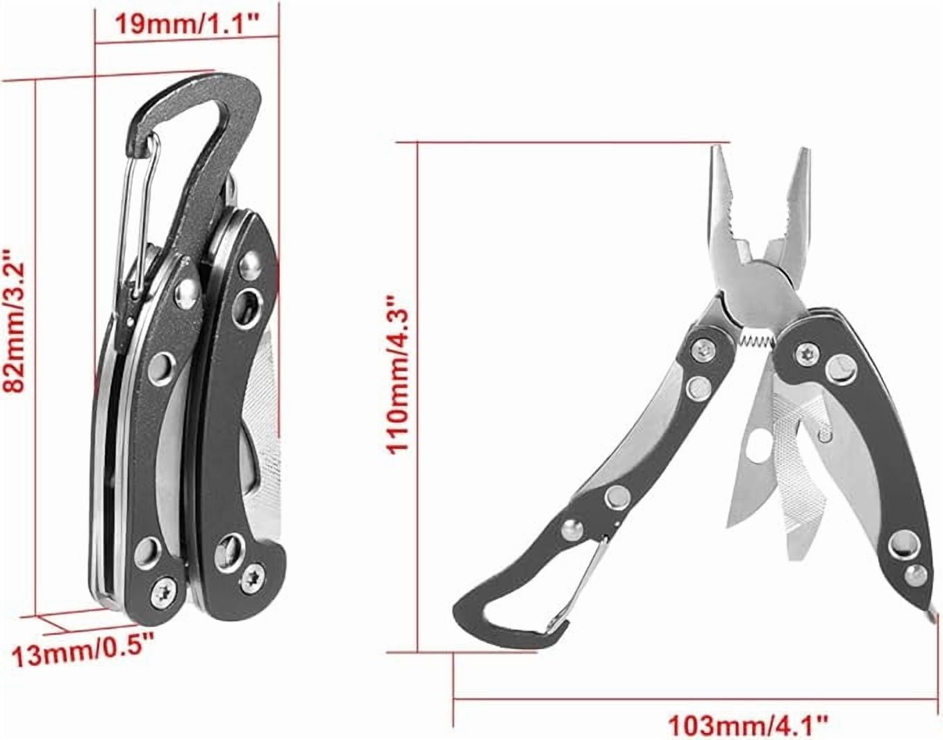 YiJuHui 5pcs Multitool with Safety Locking, Professional Stainless ...