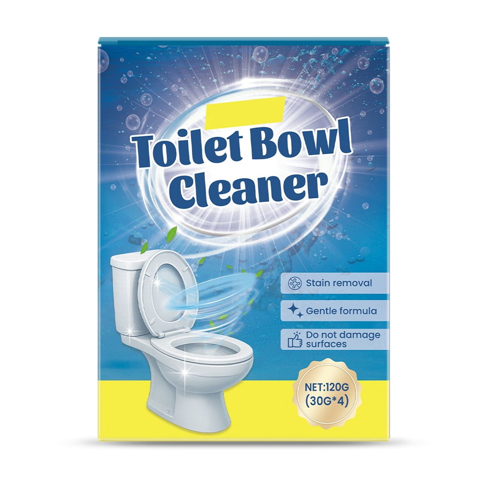 YiJuHui 5pcs Toilet Cleaner Powder with Self-Activating Formula - Deep ...