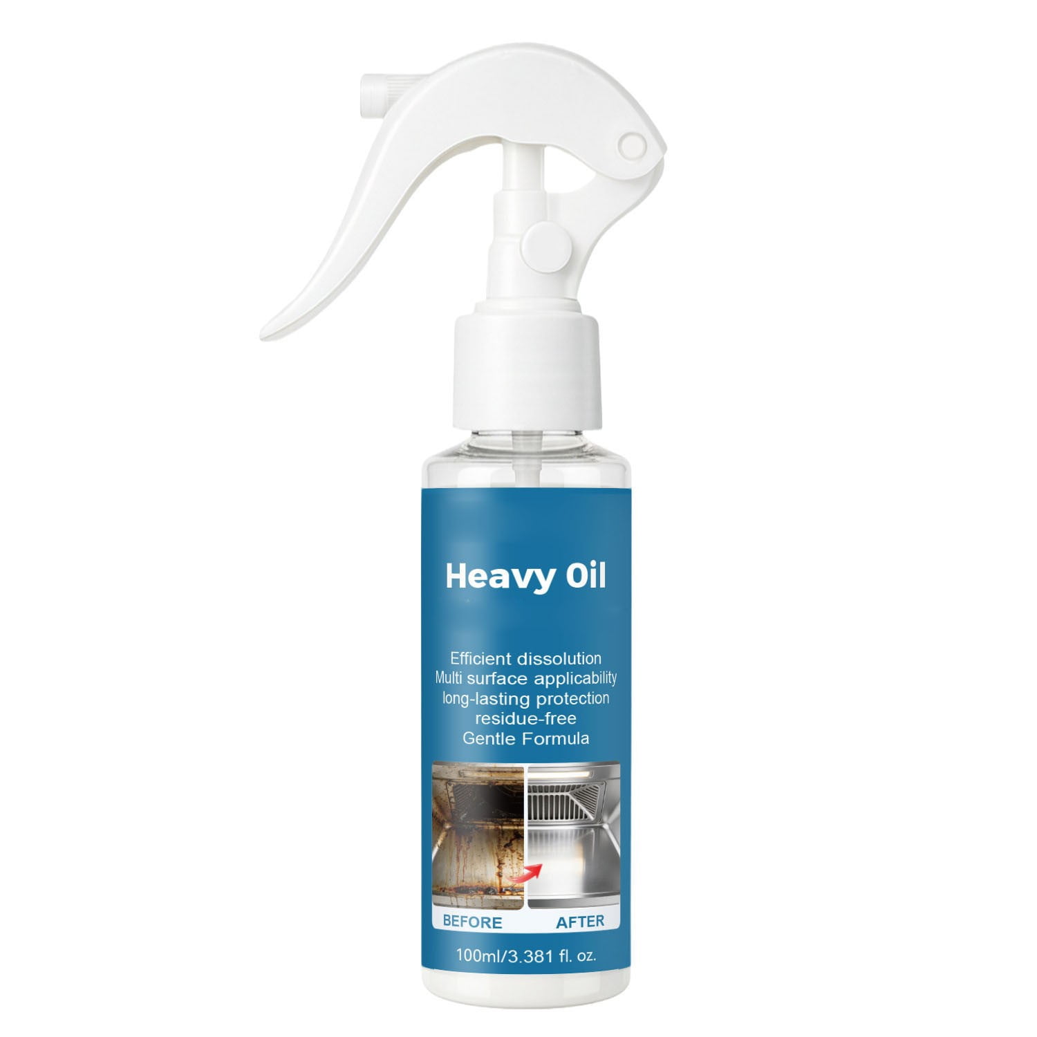 YiJuHui Deep Cleaner Spray for Heavy Grease, Oil Stain Remover for ...