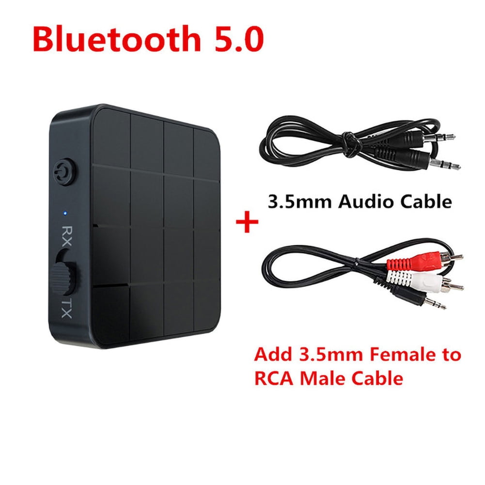 YiLBX Bluetooth 5.0 Audio Receiver Transmitter AUX RCA 3.5MM 3.5 Jack USB Music Stereo Wireless ...