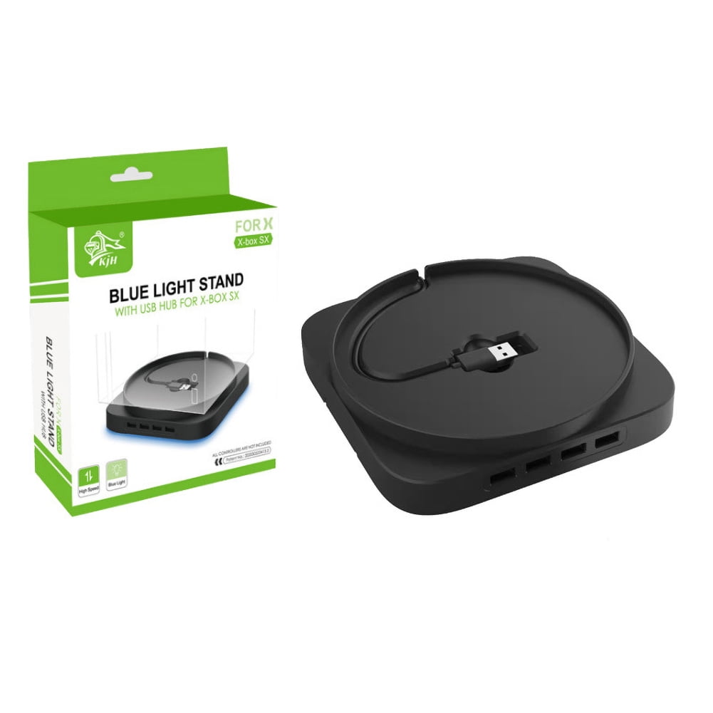 YiLBX Vertical Stand for Xbox Series X Game Console with LED Light and ...