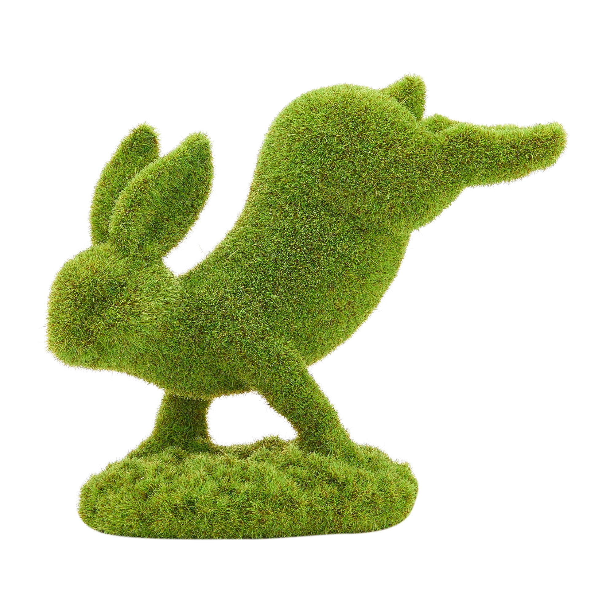 YiLvUst Easter Moss Rabbit Statue Artificial Turf Grass Bunny Sequin ...