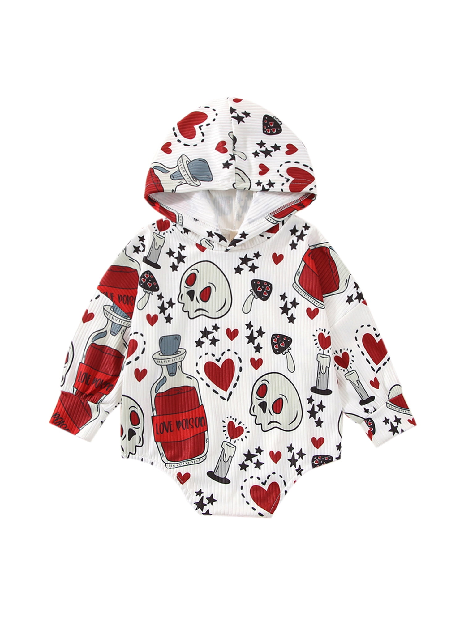 YiLvUst Newborn Baby Girl Boy Halloween Outfit Pumpkin Romper Sweatshirt one-piece Long Sleeve ...