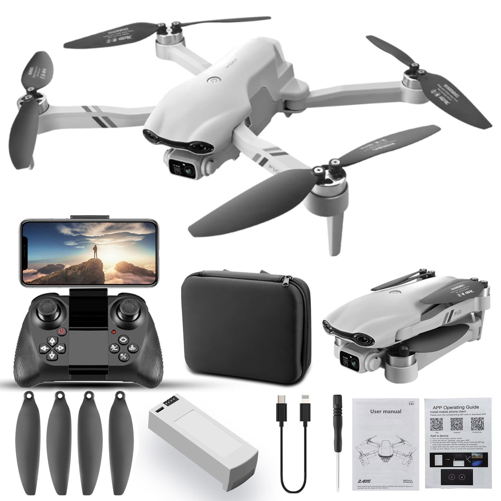 YiMou Drone with Camera, Mini drone for kid,FPV Drone With ESC Camera ...