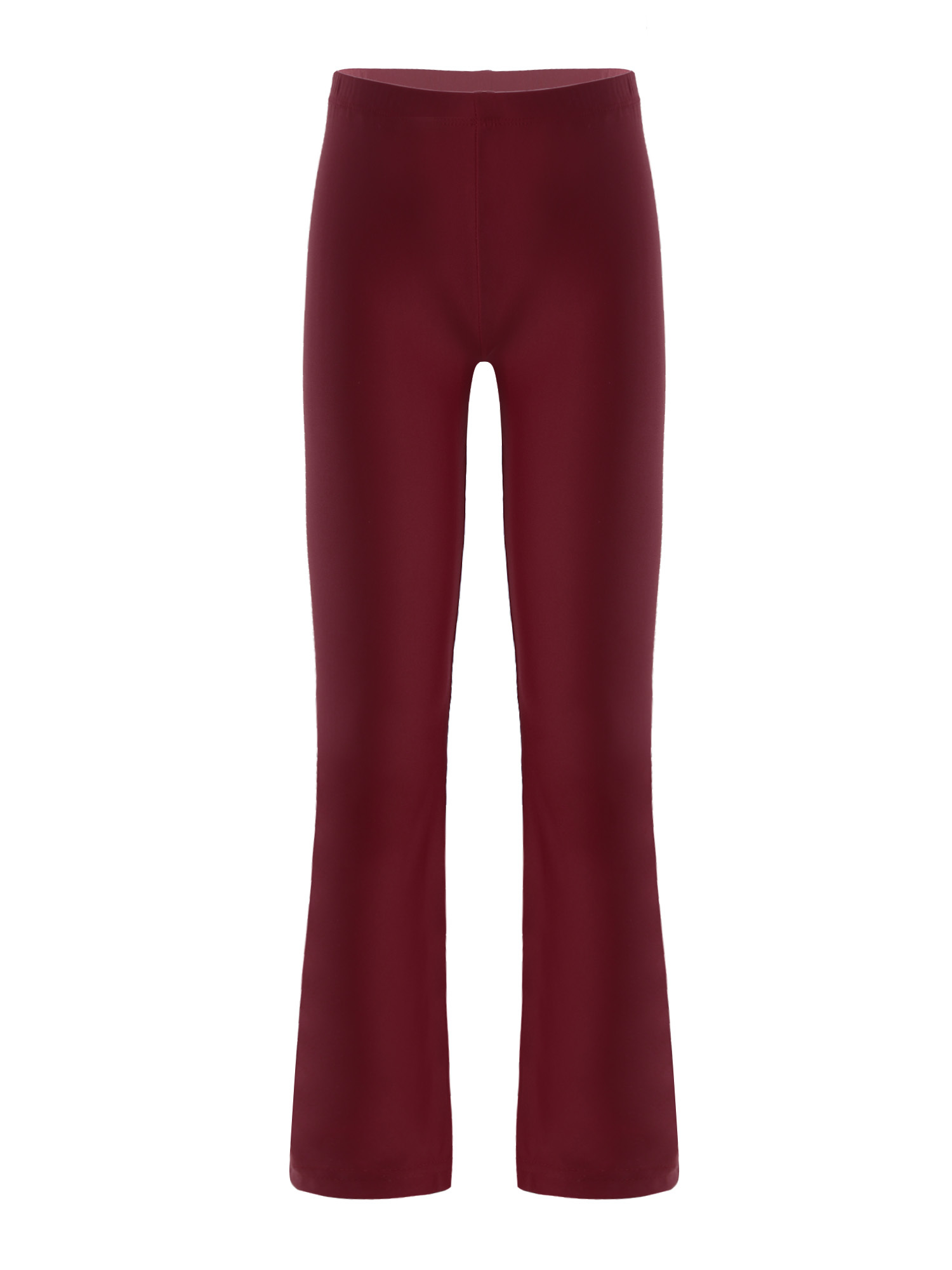 YiZYiF Girls Solid Stretchy Fitness Jazz Dance Pants Dancewear ...