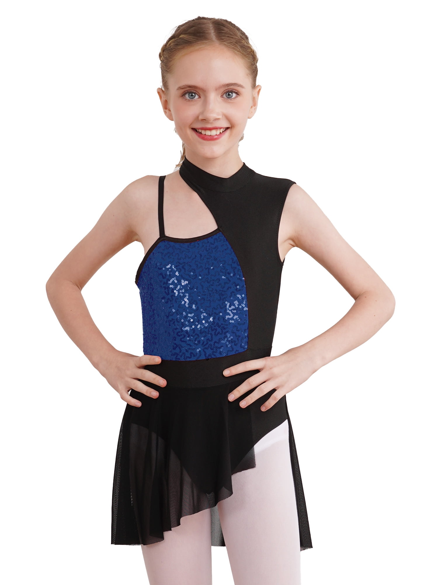 YiZYiF Kids Girls Ballet Leotard Contemporary Dance Costume ...