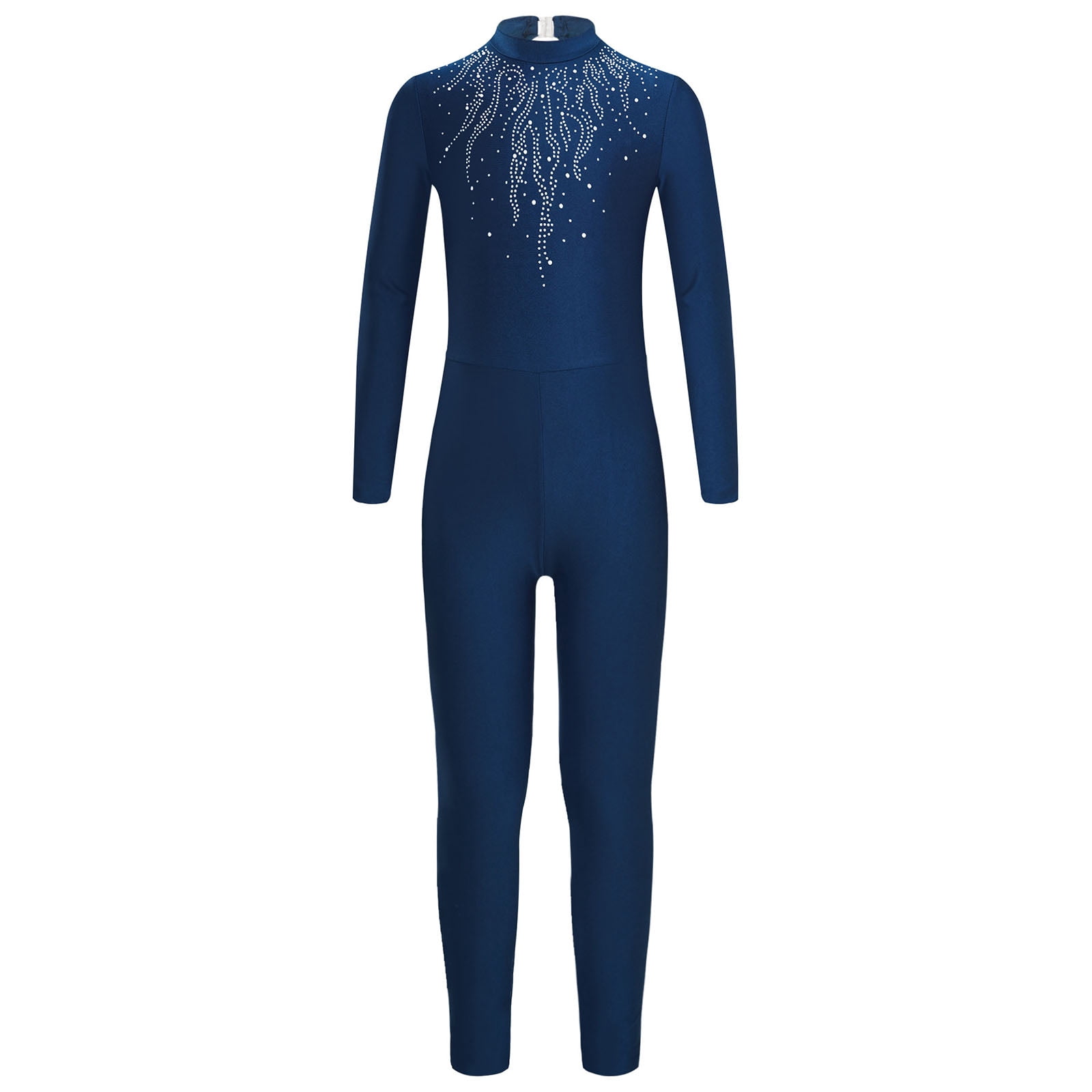YiZYiF Kids Girls Gymnastics Unitard Full Body Ballet Dance Leotard ...