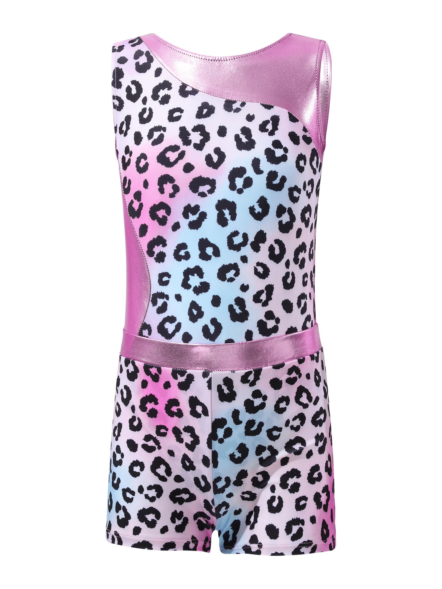 YiZYiF Kids Girls Gymnastics Yoga Dance Sports Set Fancy Prints Leotard ...