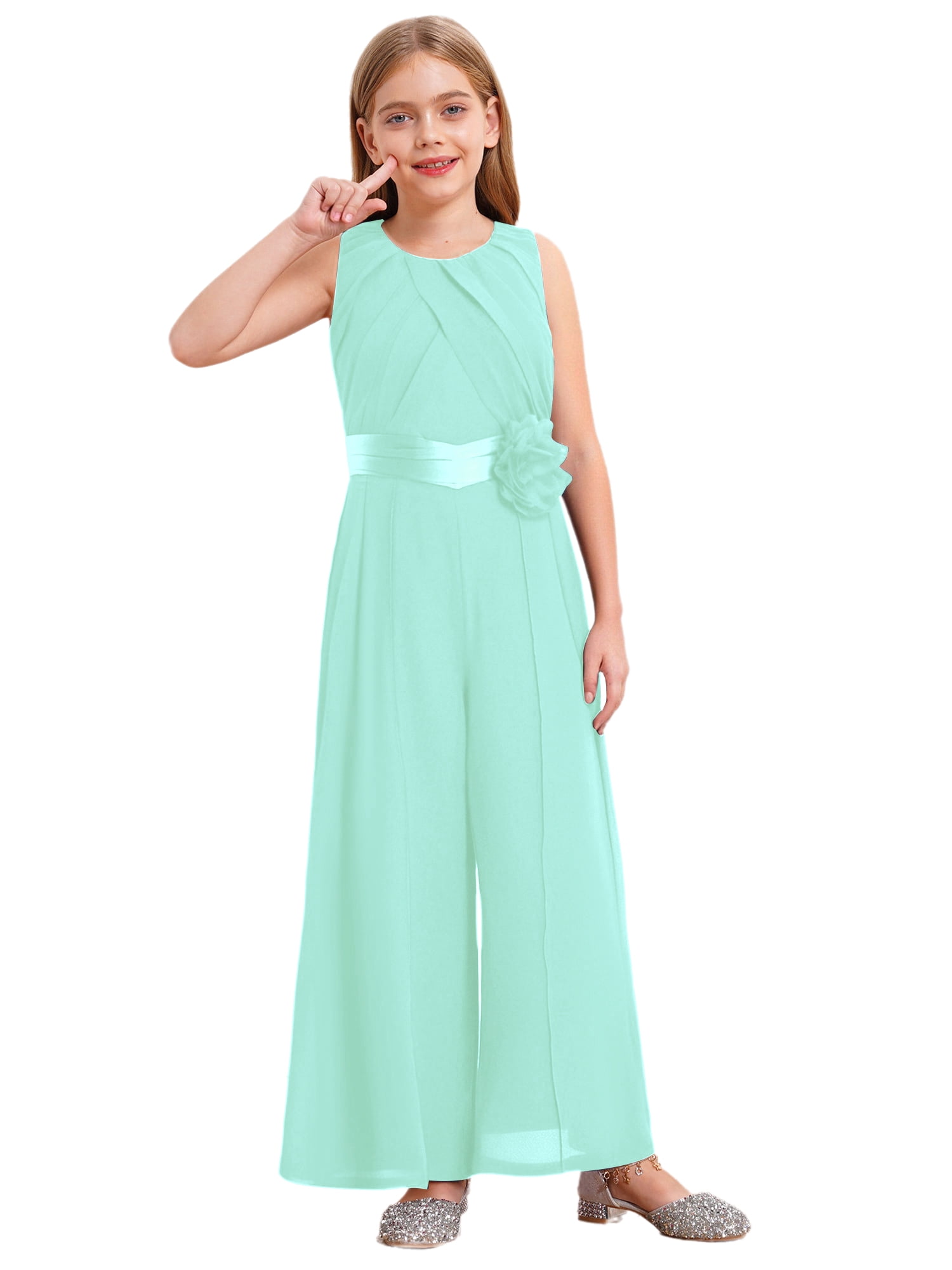 YiZYiF Kids Girls Swimwear Cover-Up One Piece Beach Dress Summer ...