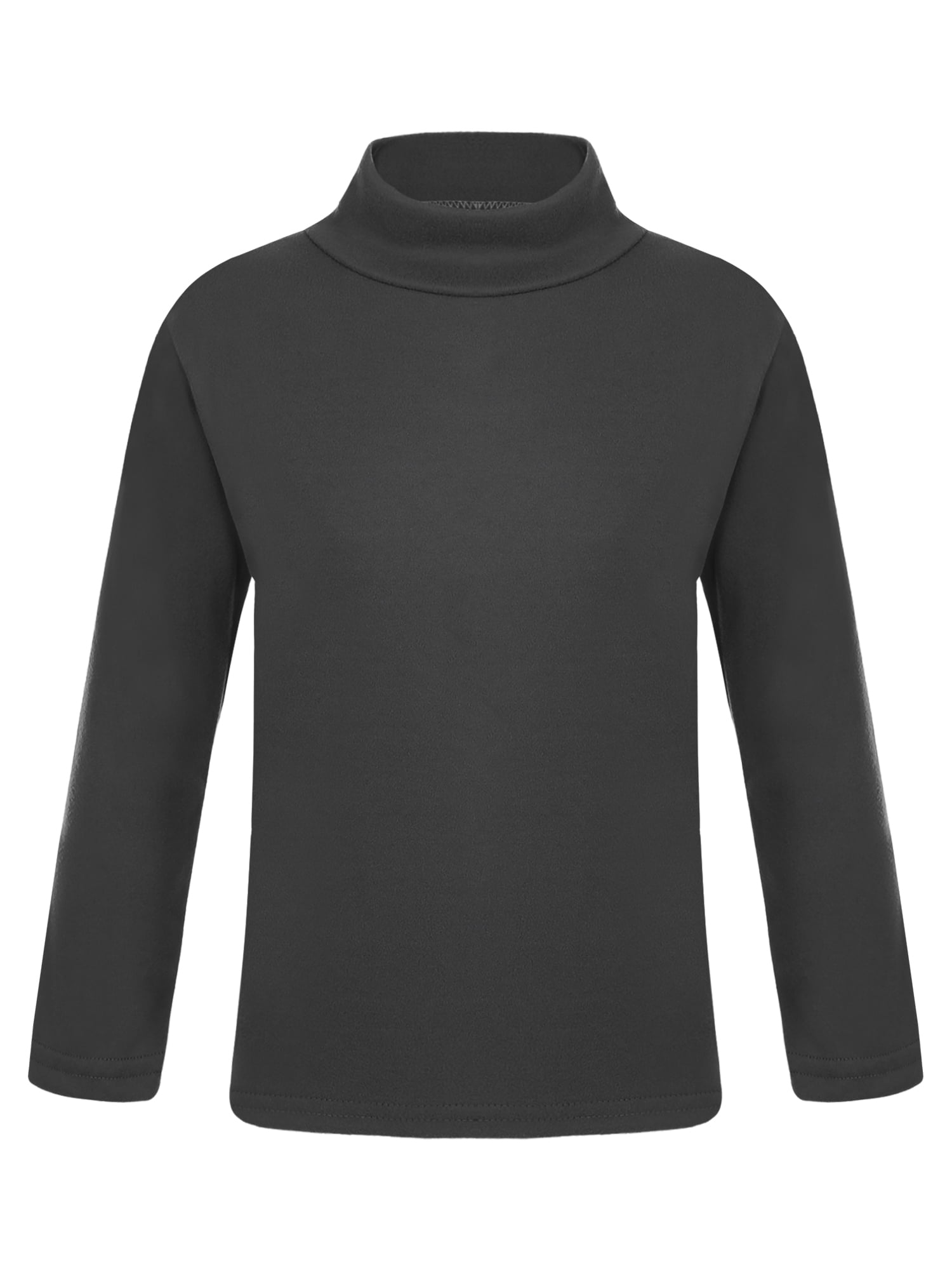 YiZYiF Kids Toddlers Girls Turtleneck Thermal Tops Long Sleeves Warm ...