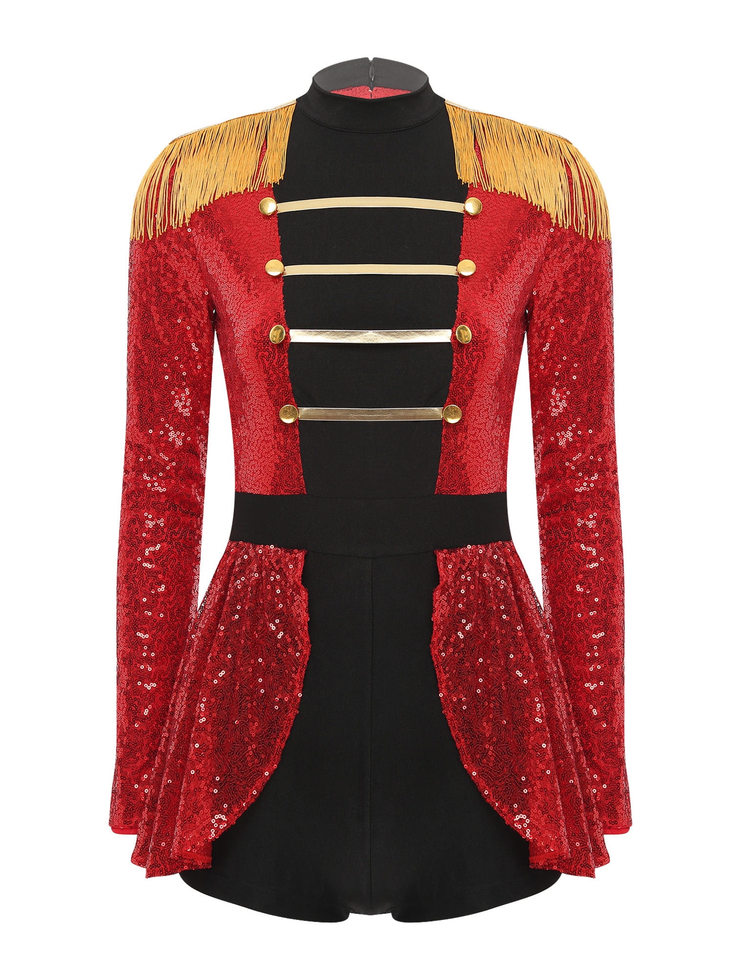 YiZYiF Women Circus Ringmaster Costume Halloween Master Lion Tamer ...
