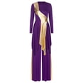 YiZYiF Women Metallic Praise Dance Outfits Liturgical Lyrical Dance ...