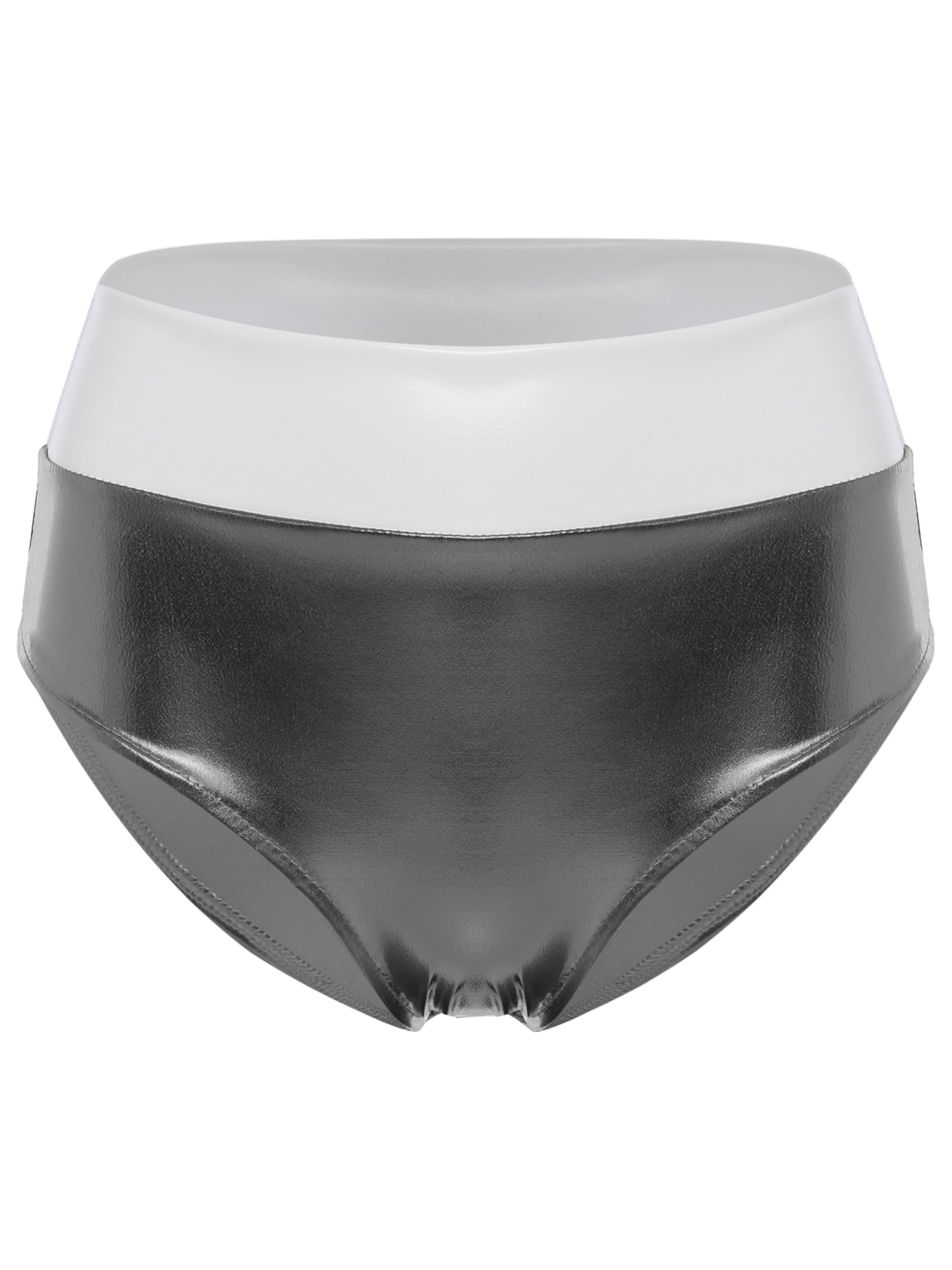 YiZYiF Women Shiny Metallic Briefs High Waist Dance Booty Shorts for ...