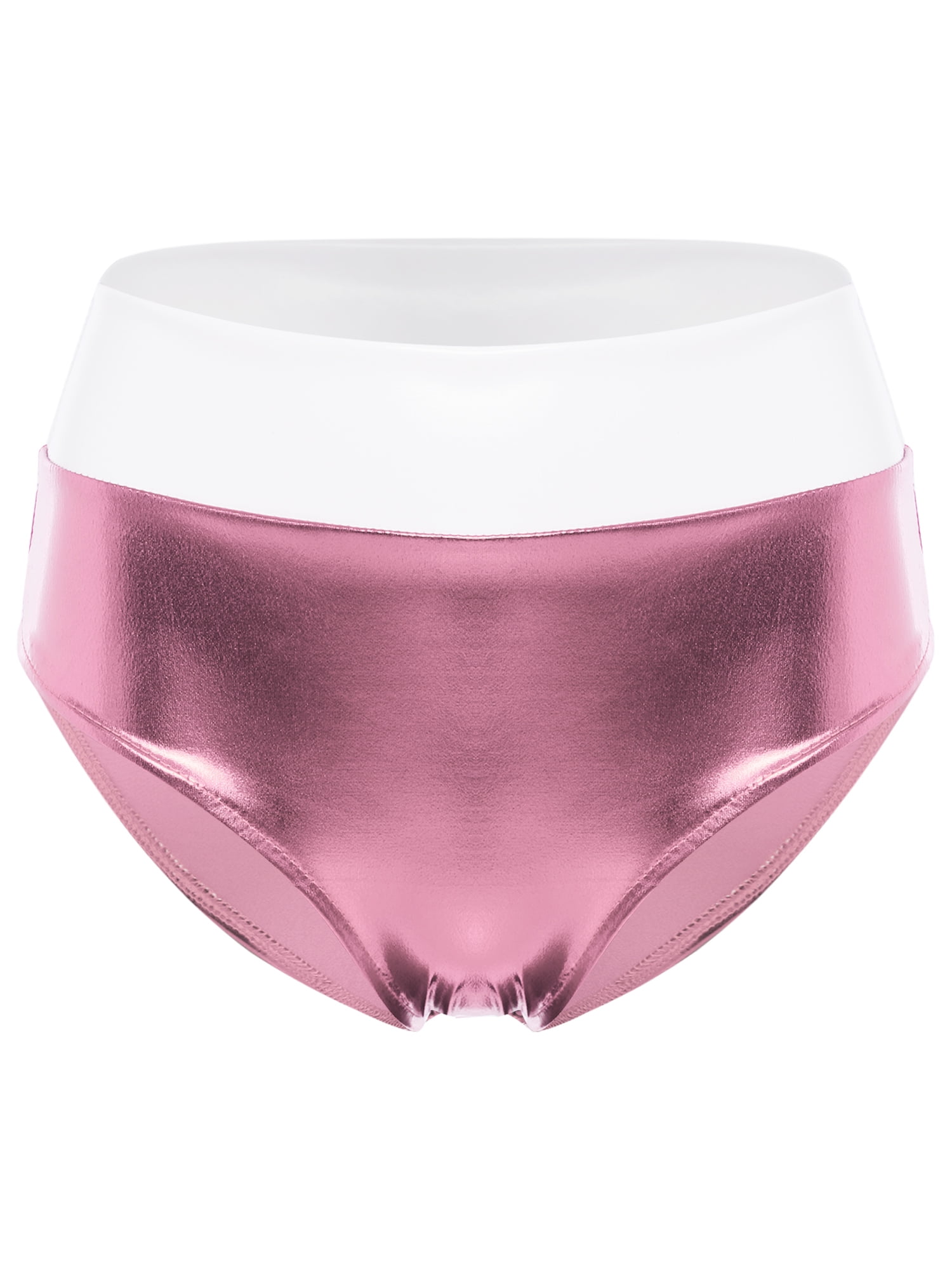 YiZYiF Women Shiny Metallic Briefs High Waist Dance Booty Shorts for ...