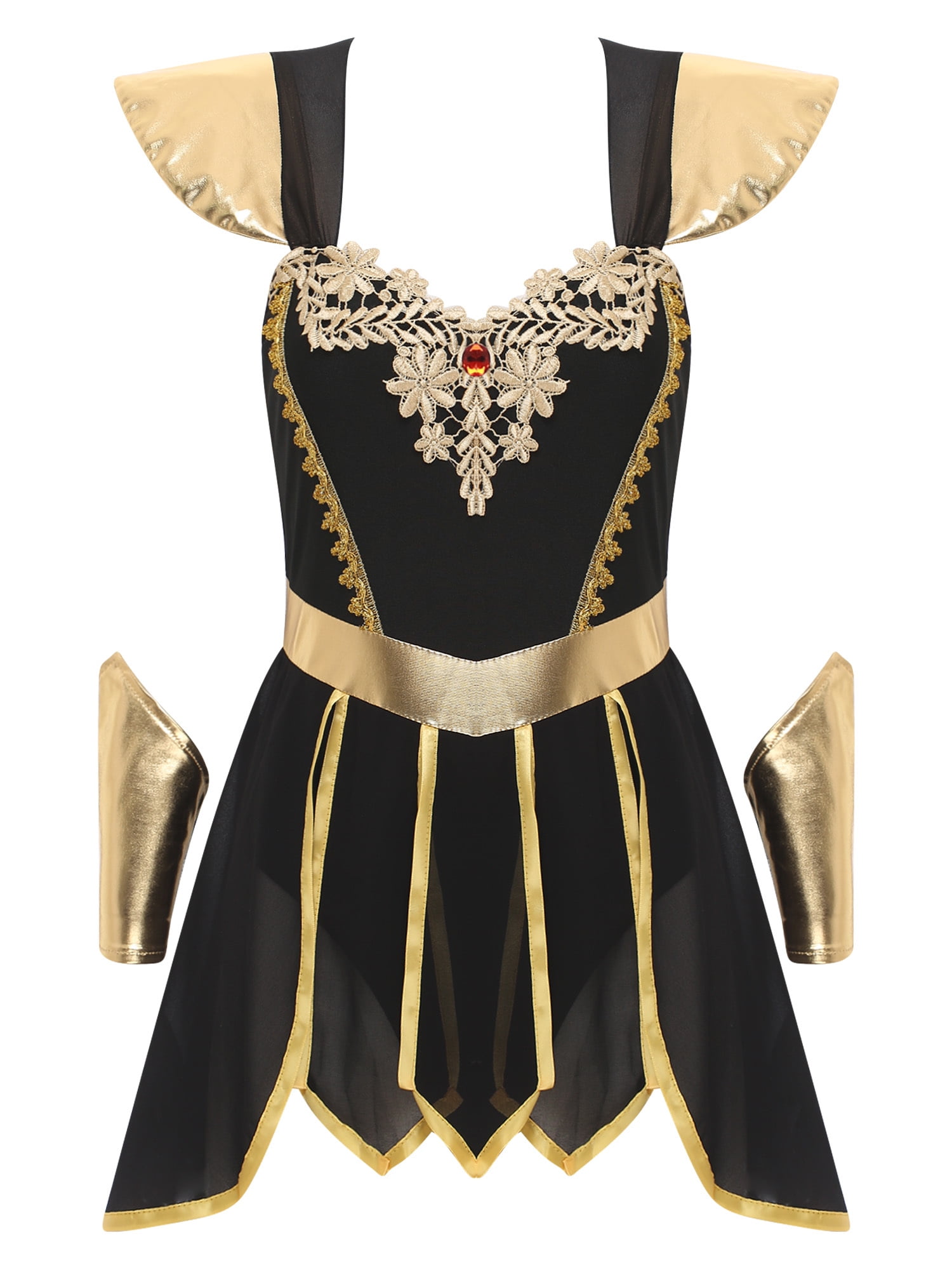 YiZYiF Women's Halloween Ancient Roman Empress Costume Greek God Toga ...