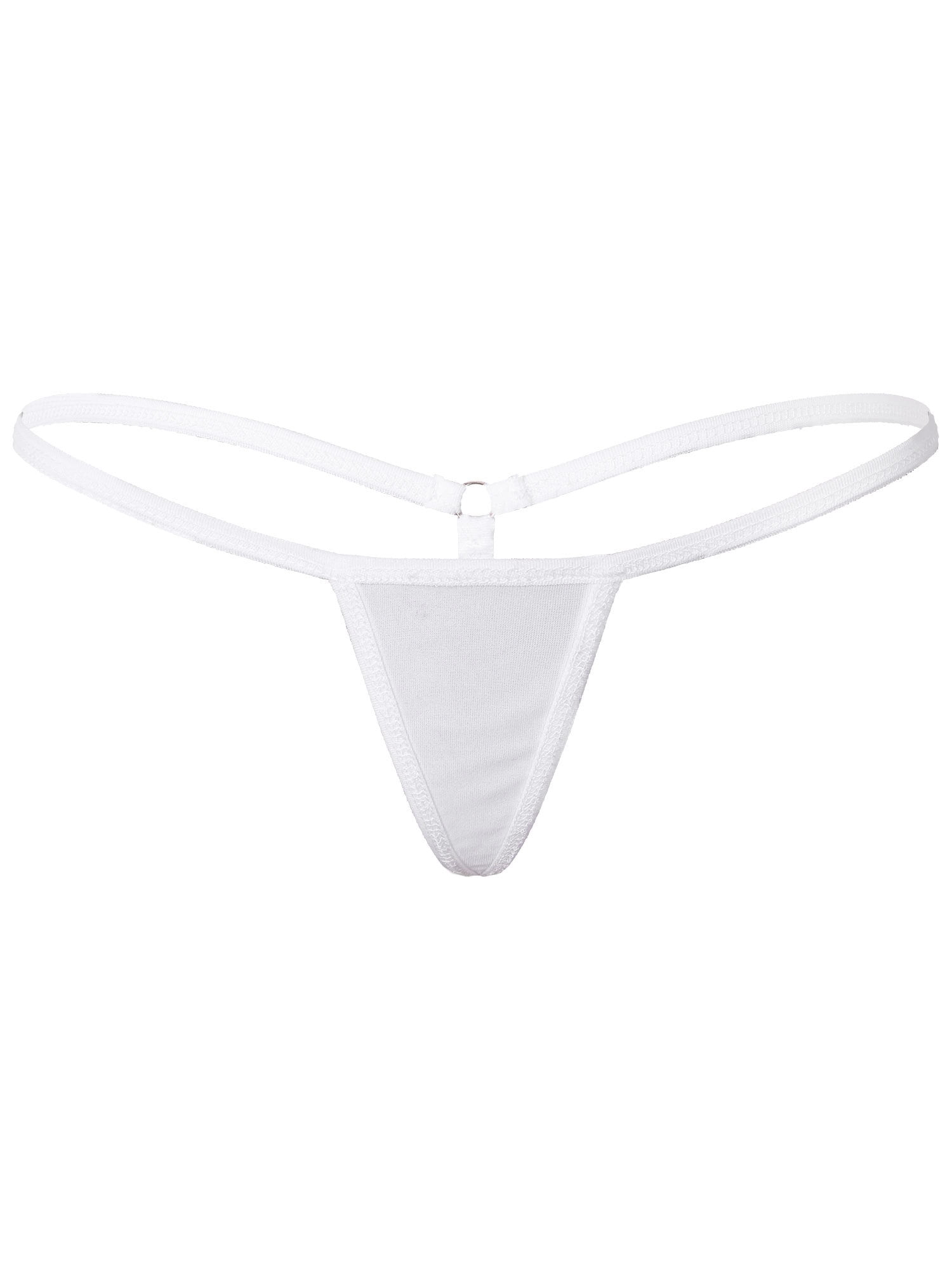 YiZYiF Womens Low Waist Thong T-back Panties Micro Mini G-String ...