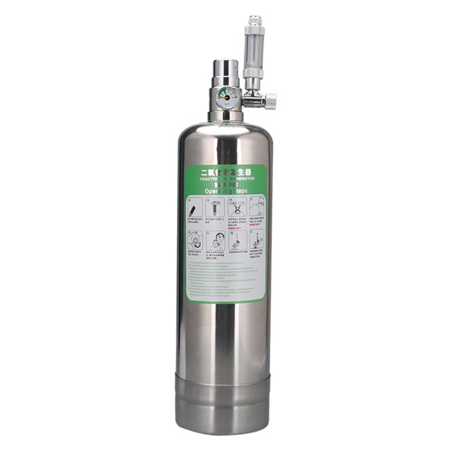 YiaNXan 1L/2L CO2 Reaction Generator with Pressure Gauge Carbon Dioxide ...