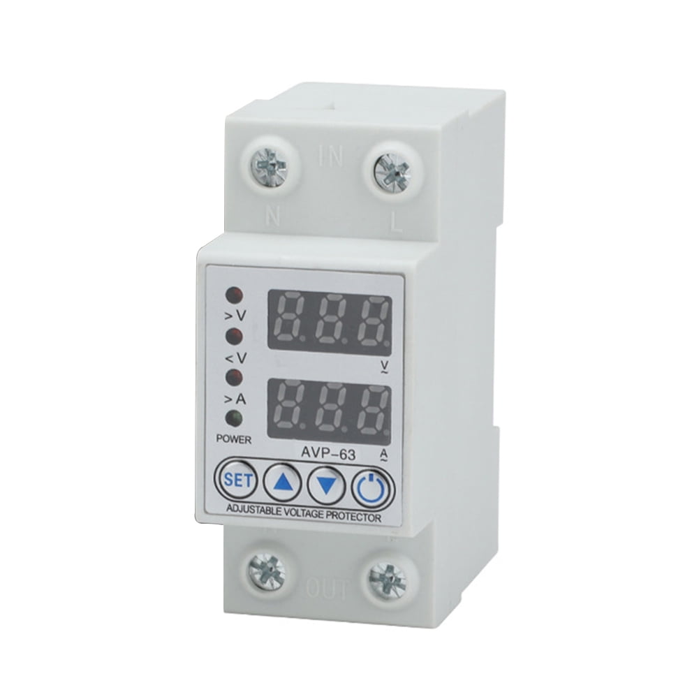 YiaNXan 220V 40/63A Adjustable Over Under Voltage Protective Device ...