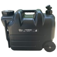 Dextrus Grey Camper 6.6 Gallon Portable Water Holding Tank with Rolling ...
